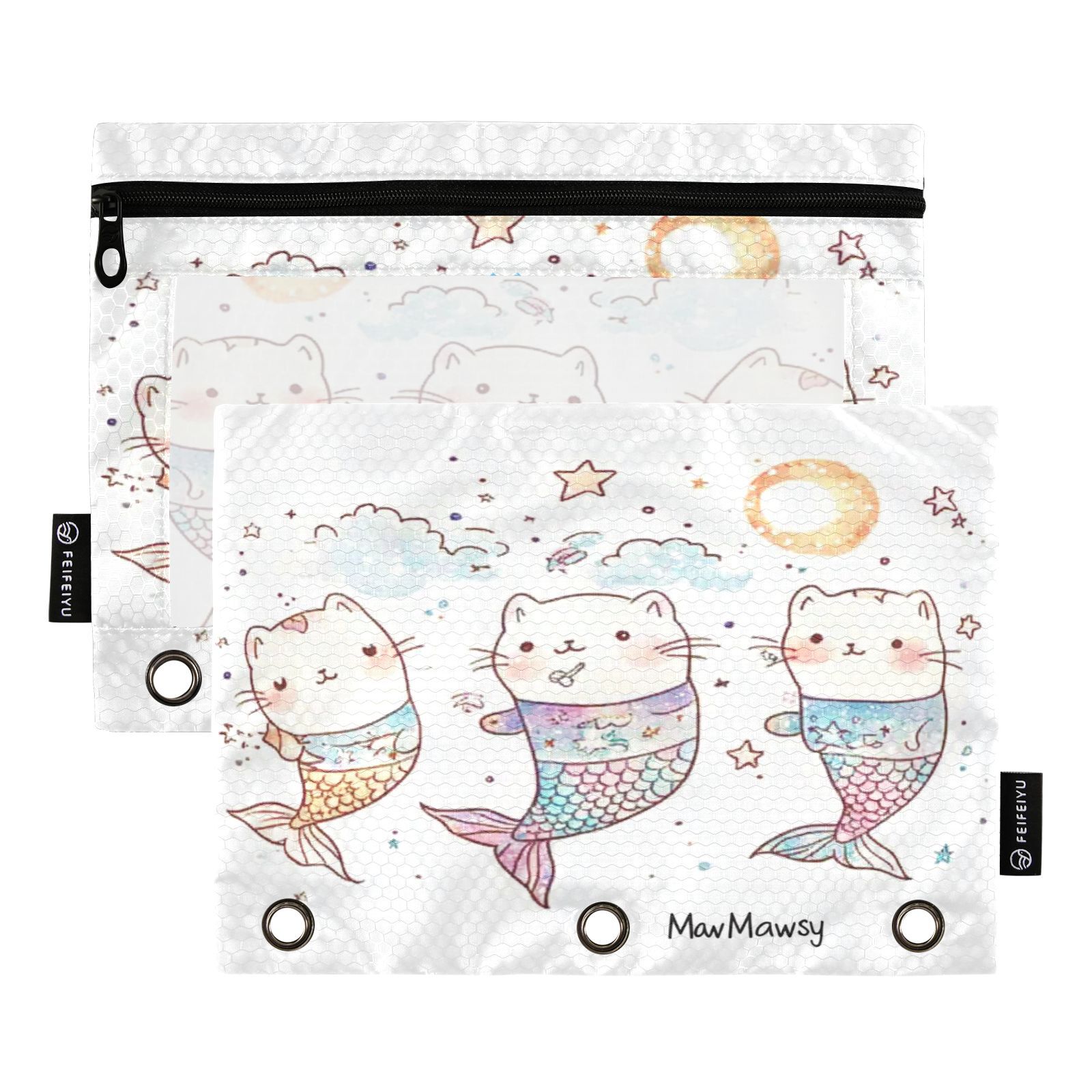 Flip File Folder Binder Pouches Set of 2 Water Resistant Durable ...