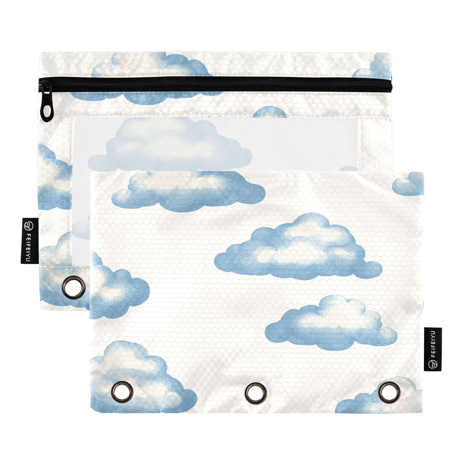 Flip File Folder Binder Pouches Set of 2 Water Resistant Durable ...