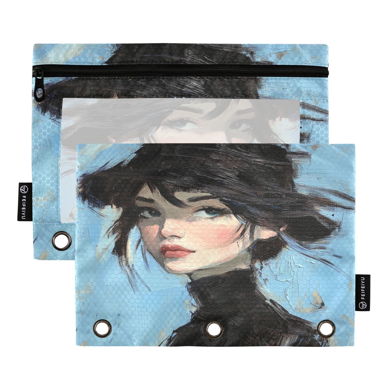 Flip File Folder Binder Pouches Set of 2 Water Resistant Durable ...