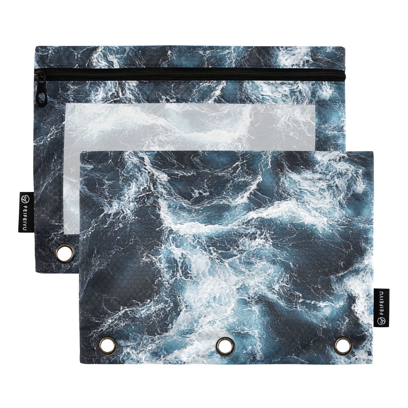 Flip File Folder Binder Pouches Set of 2 Water Resistant Durable ...