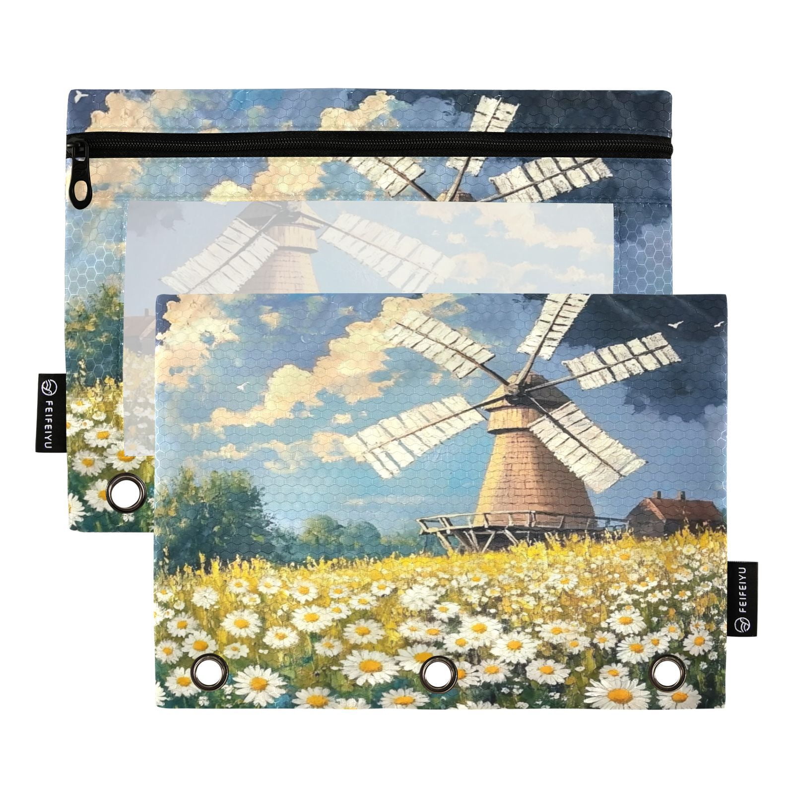 Flip File Folder Binder Pouches Set of 2 Water Resistant Durable ...
