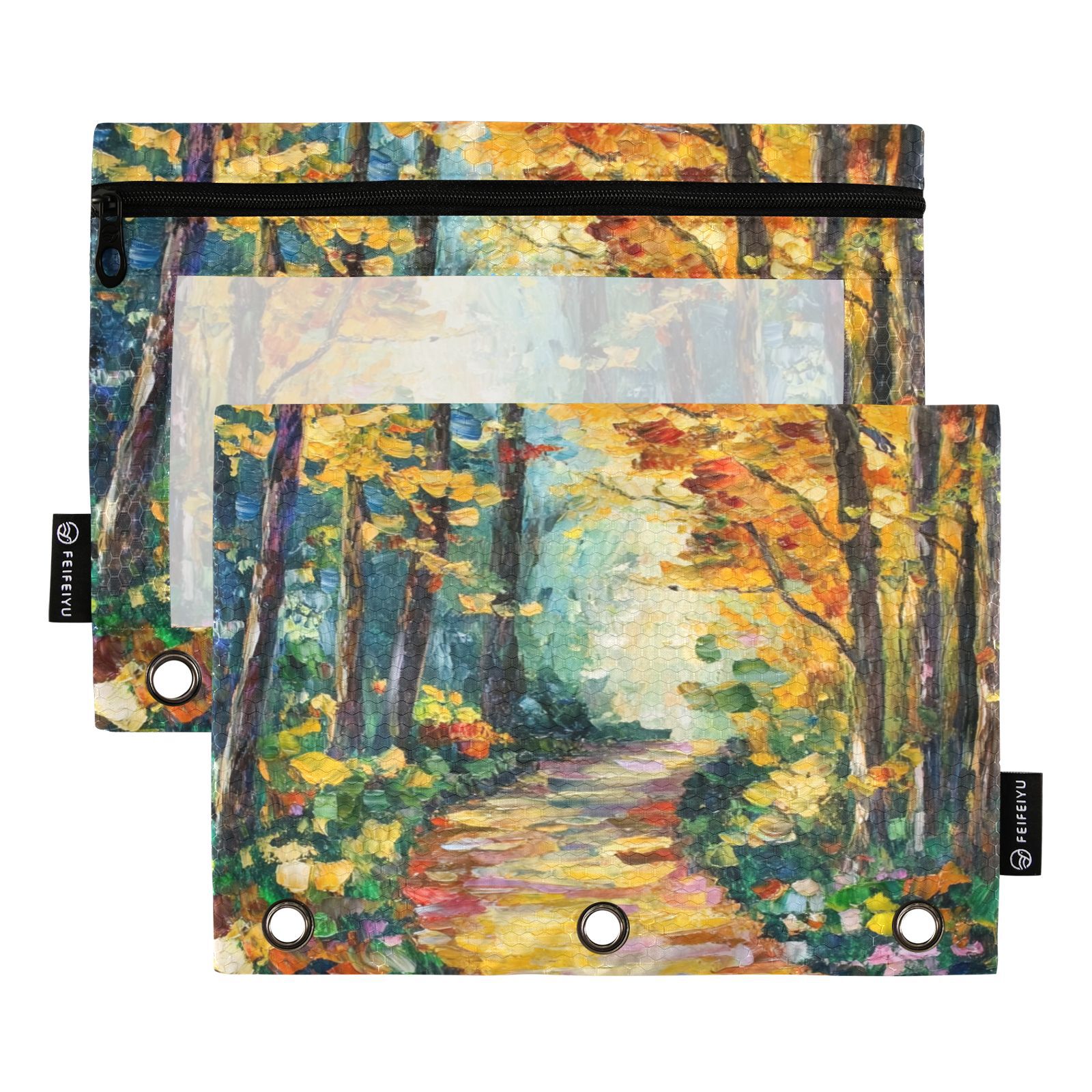 Flip File Folder Binder Pouches Set of 2 Water Resistant Durable ...