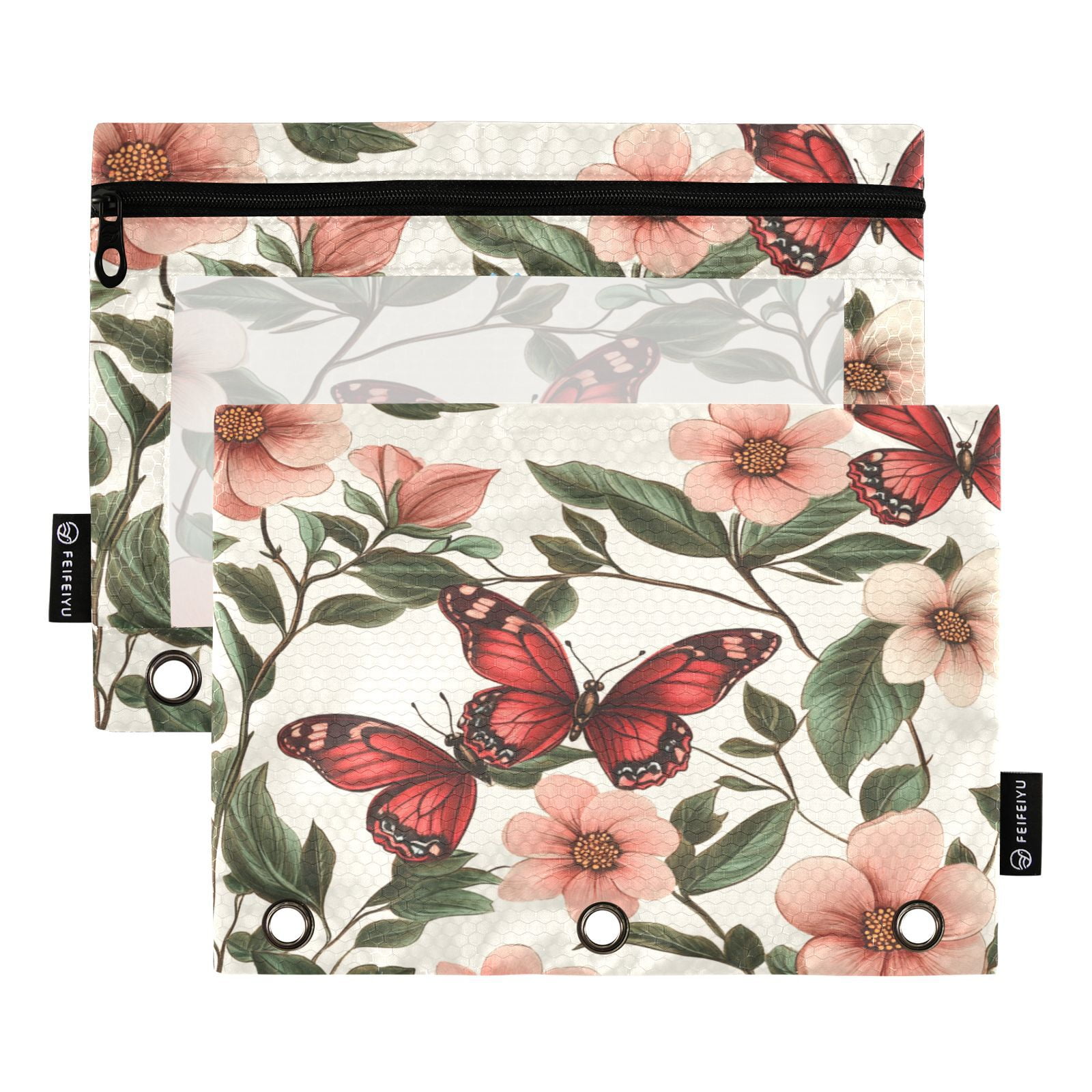 Flip File Folder Binder Pouches Set of 2 Water Resistant Durable ...