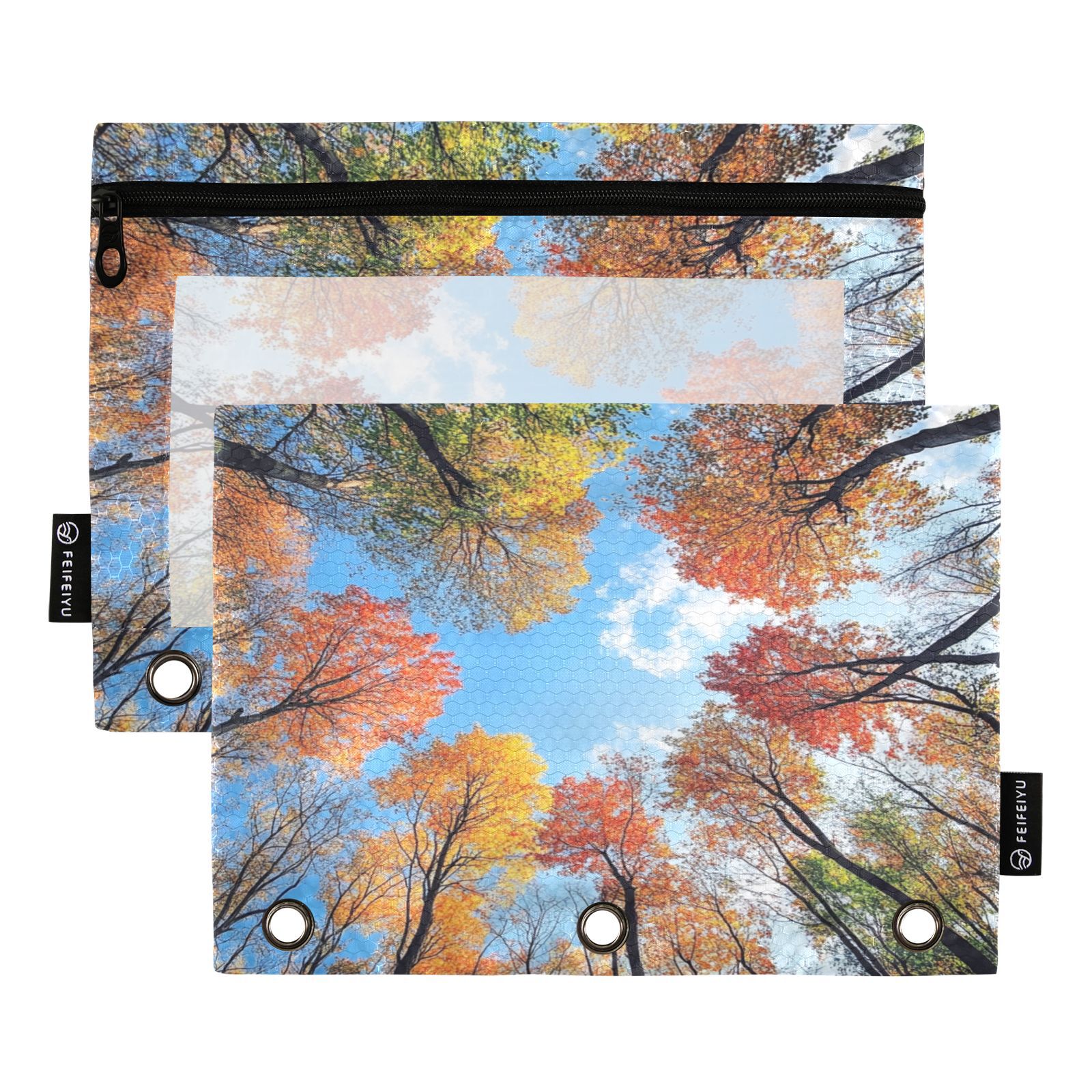 Flip File Folder Binder Pouches Set of 2 Water Resistant Durable ...