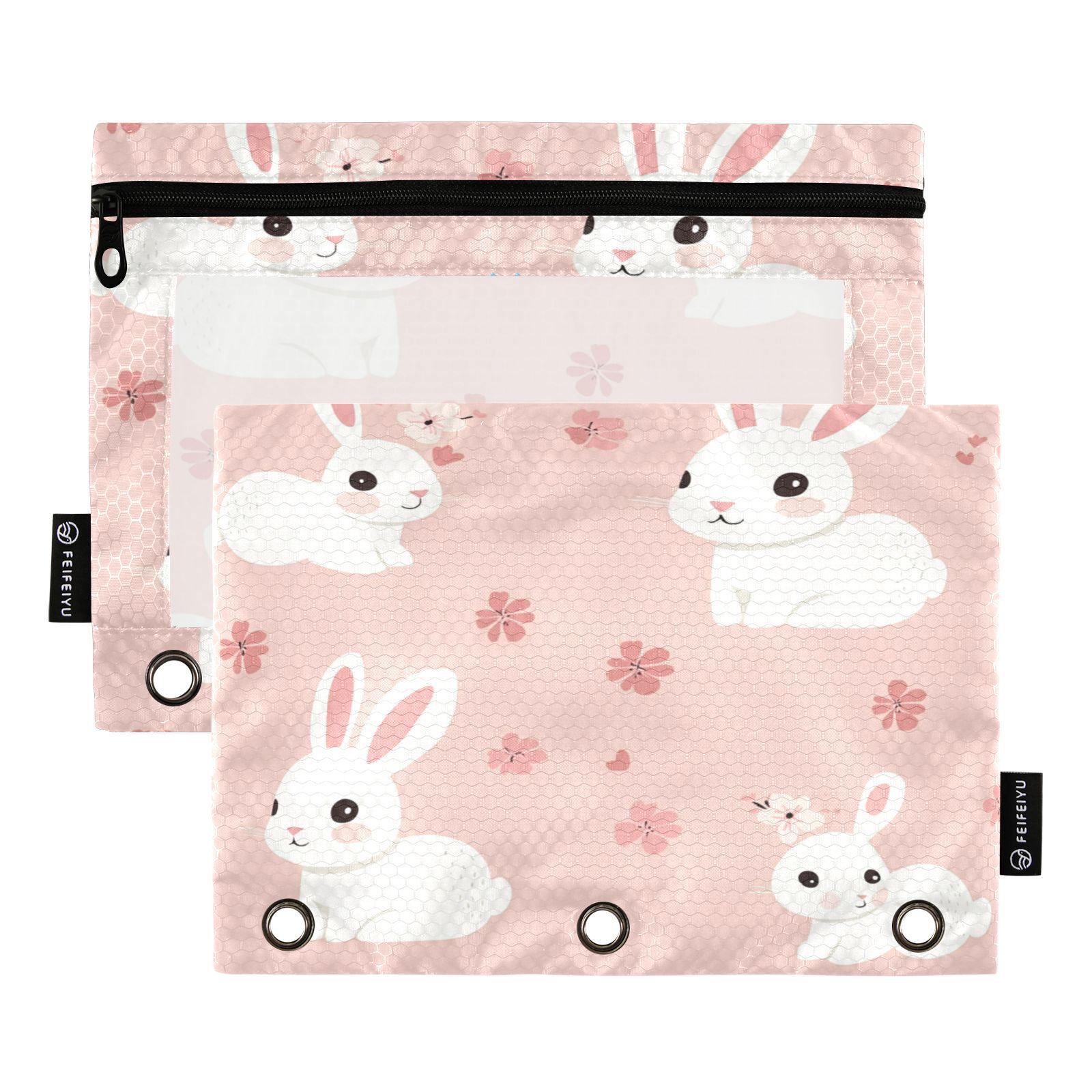 Flip File Folder Binder Pouches Set of 2 Water Resistant Durable ...