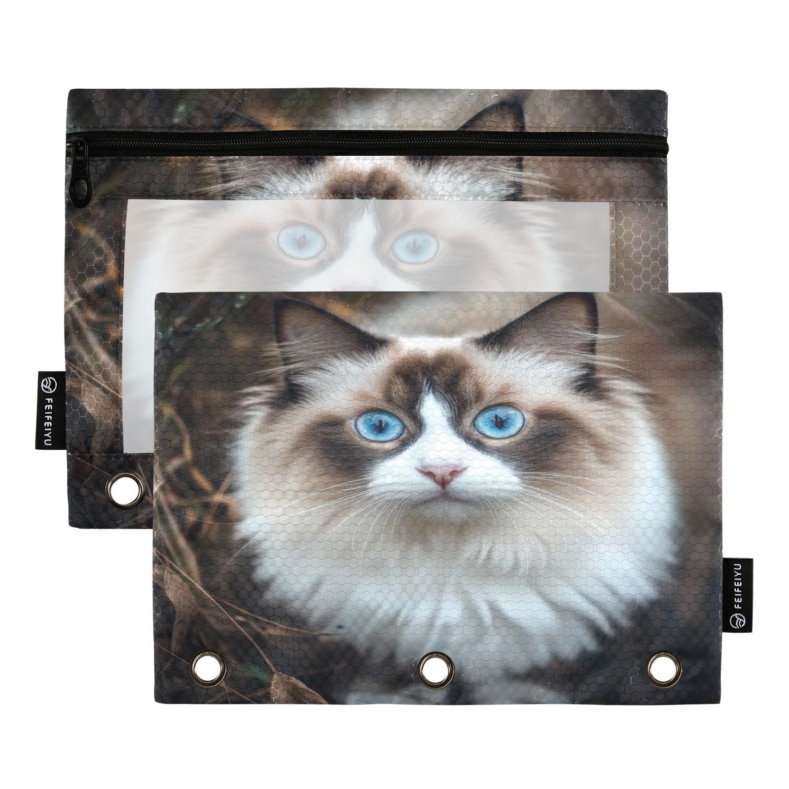 Flip File Folder Binder Pouches Set of 2 Water Resistant Durable ...