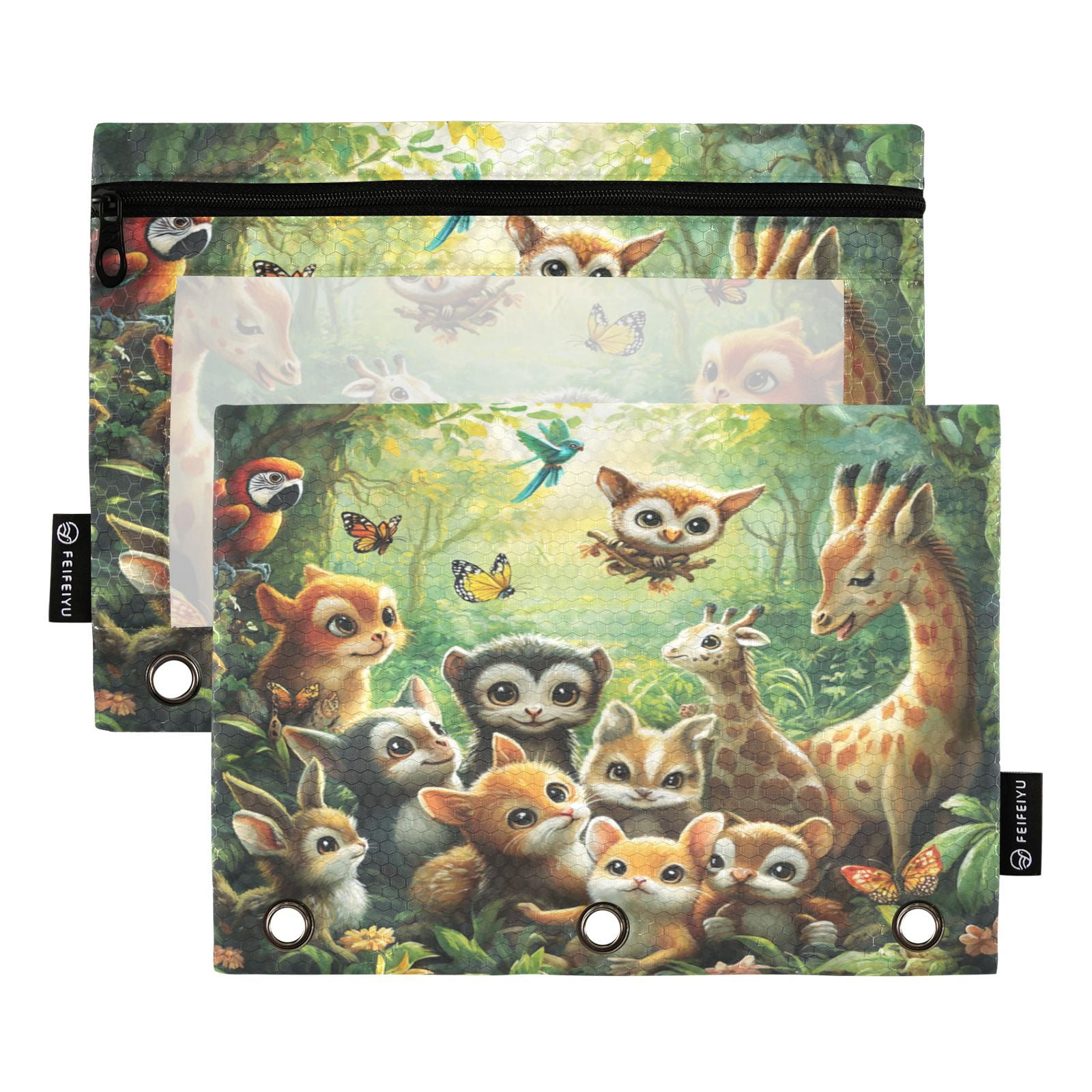 Flip File Folder Binder Pouches Set of 2 Water Resistant Durable ...