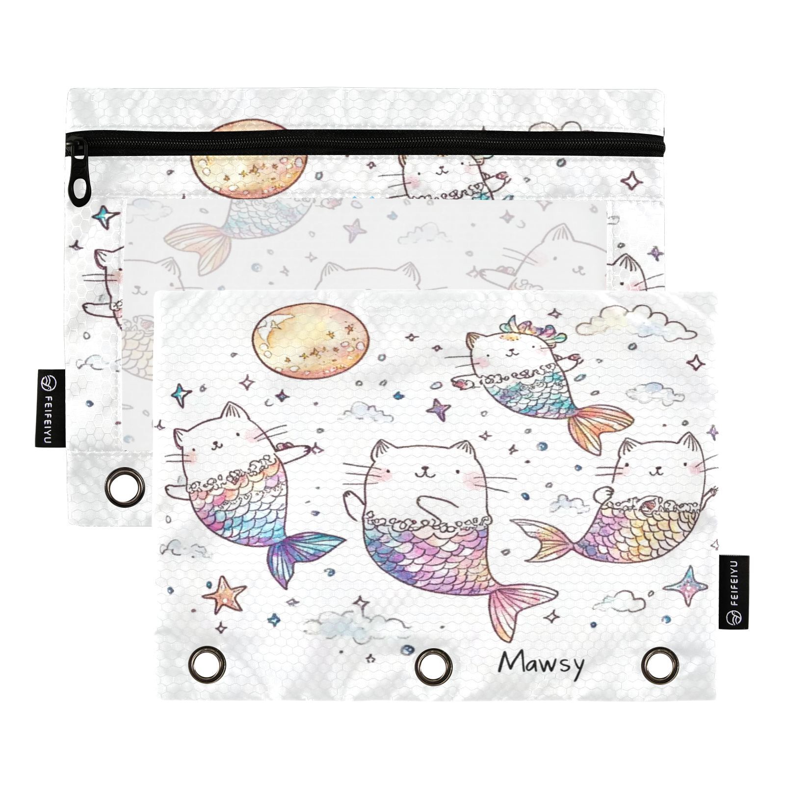 Flip File Folder Binder Pouches Set of 2 Water Resistant Durable ...