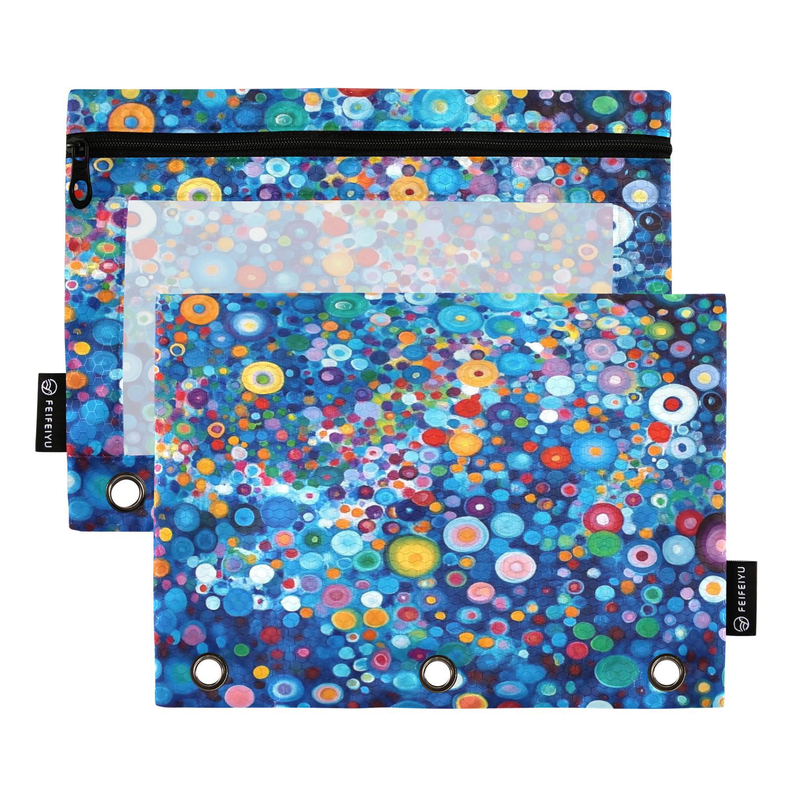 Flip File Folder Binder Pouches Set of 2 Water Resistant Durable ...