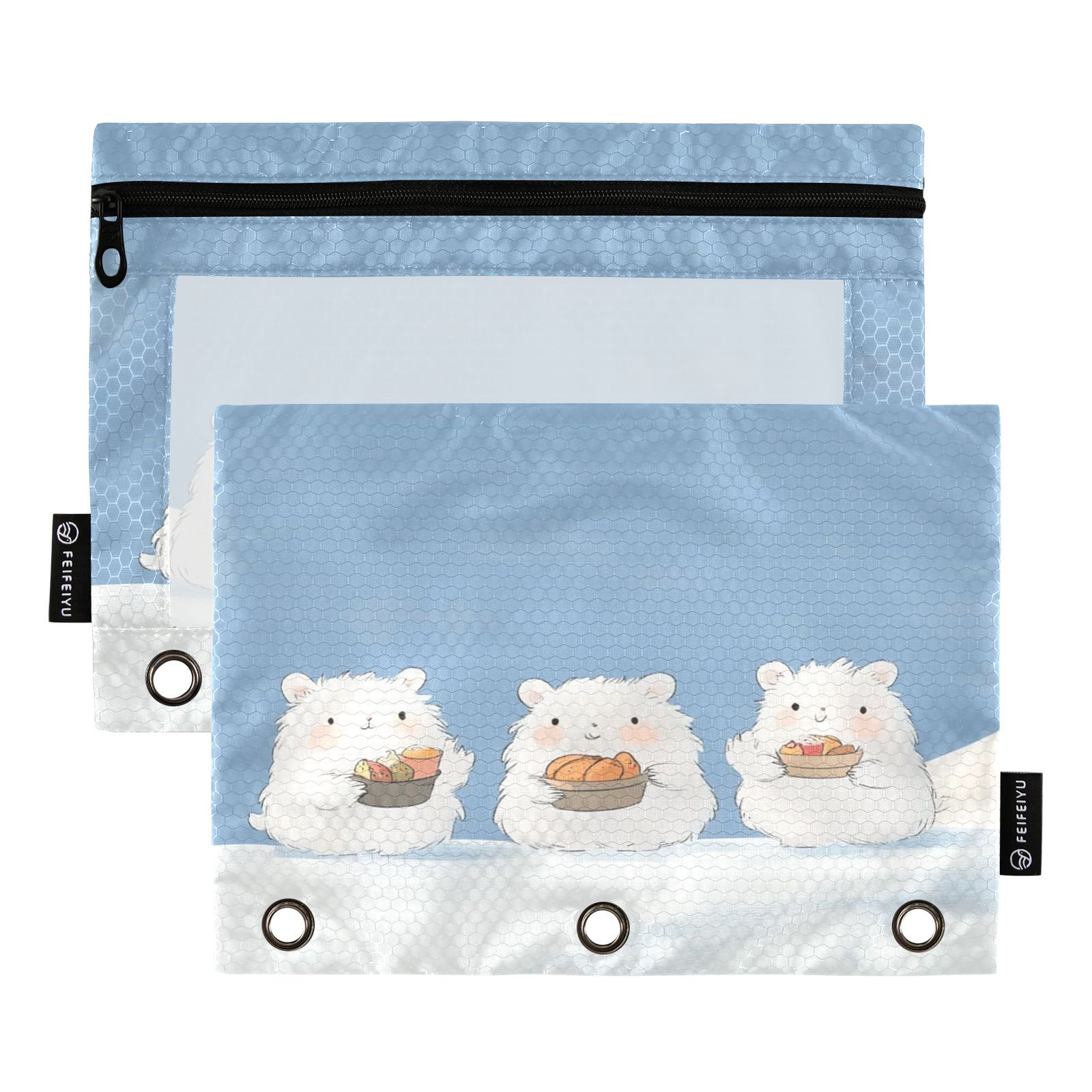 Flip File Folder Binder Pouches Set of 2 Water Resistant Durable ...