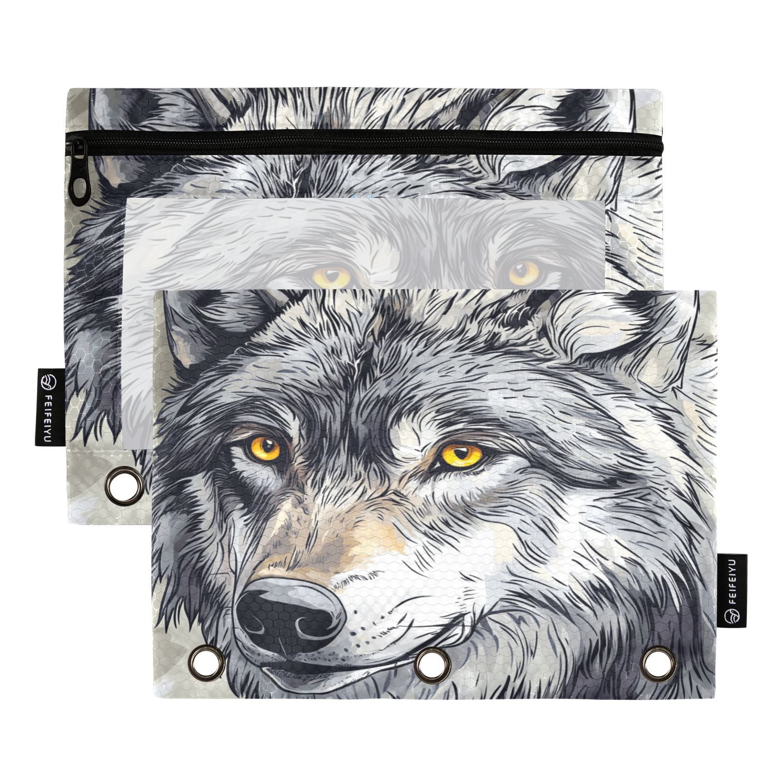 Flip File Folder Binder Pouches Set of 2 Water Resistant Durable ...