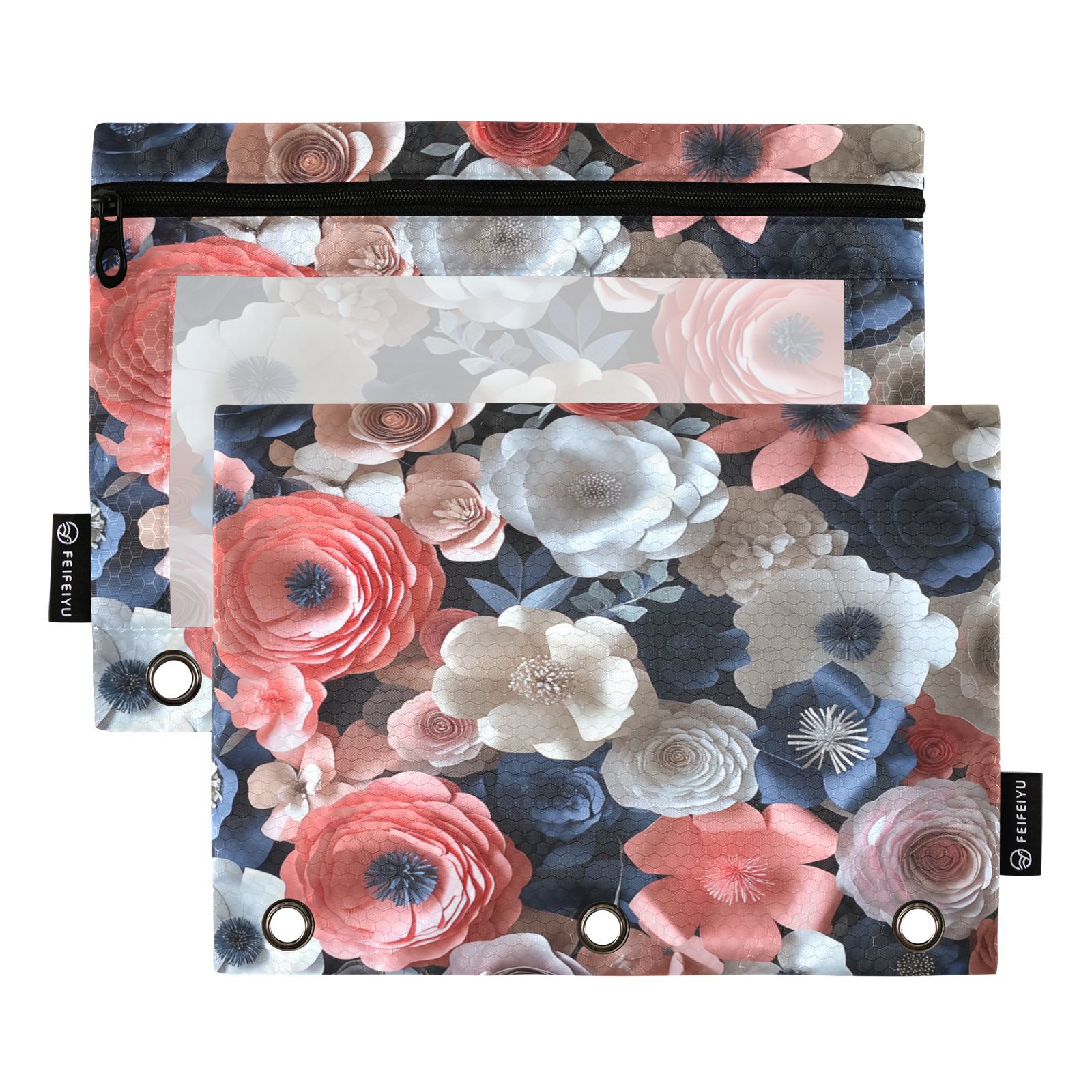 Flip File Folder Binder Pouches Set of 2 Water Resistant Durable ...