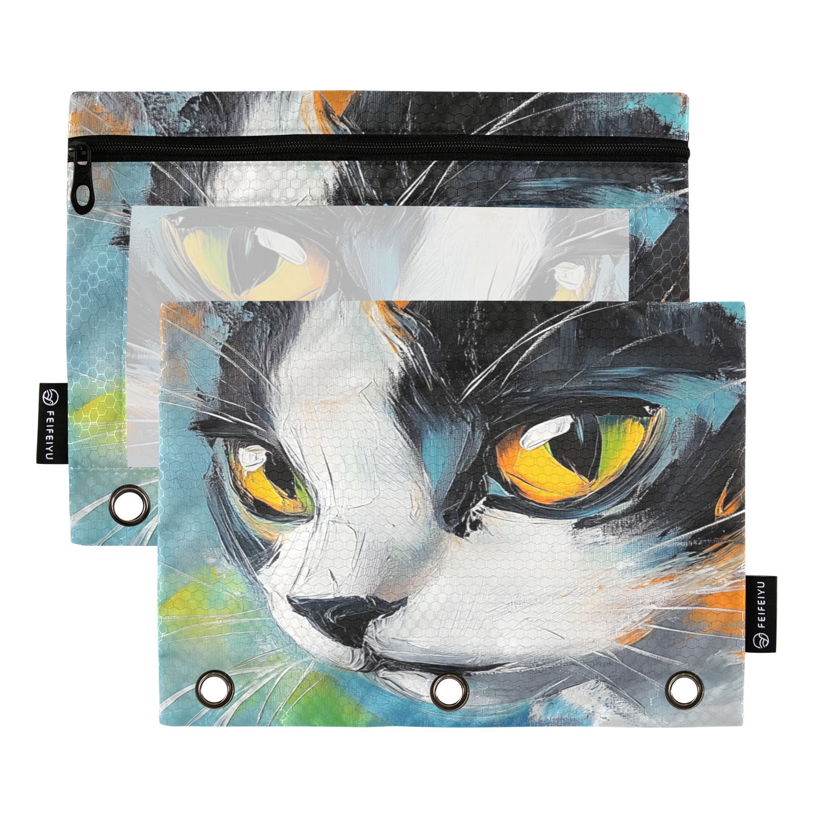 Flip File Folder Binder Pouches Set of 2 Water Resistant Durable ...