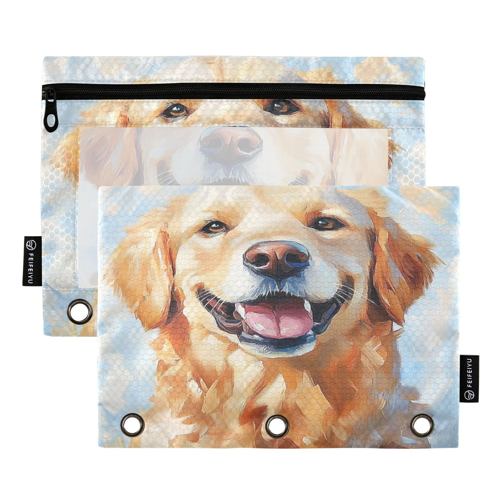 Flip File Folder Binder Pouches Set of 2 Water Resistant Durable ...