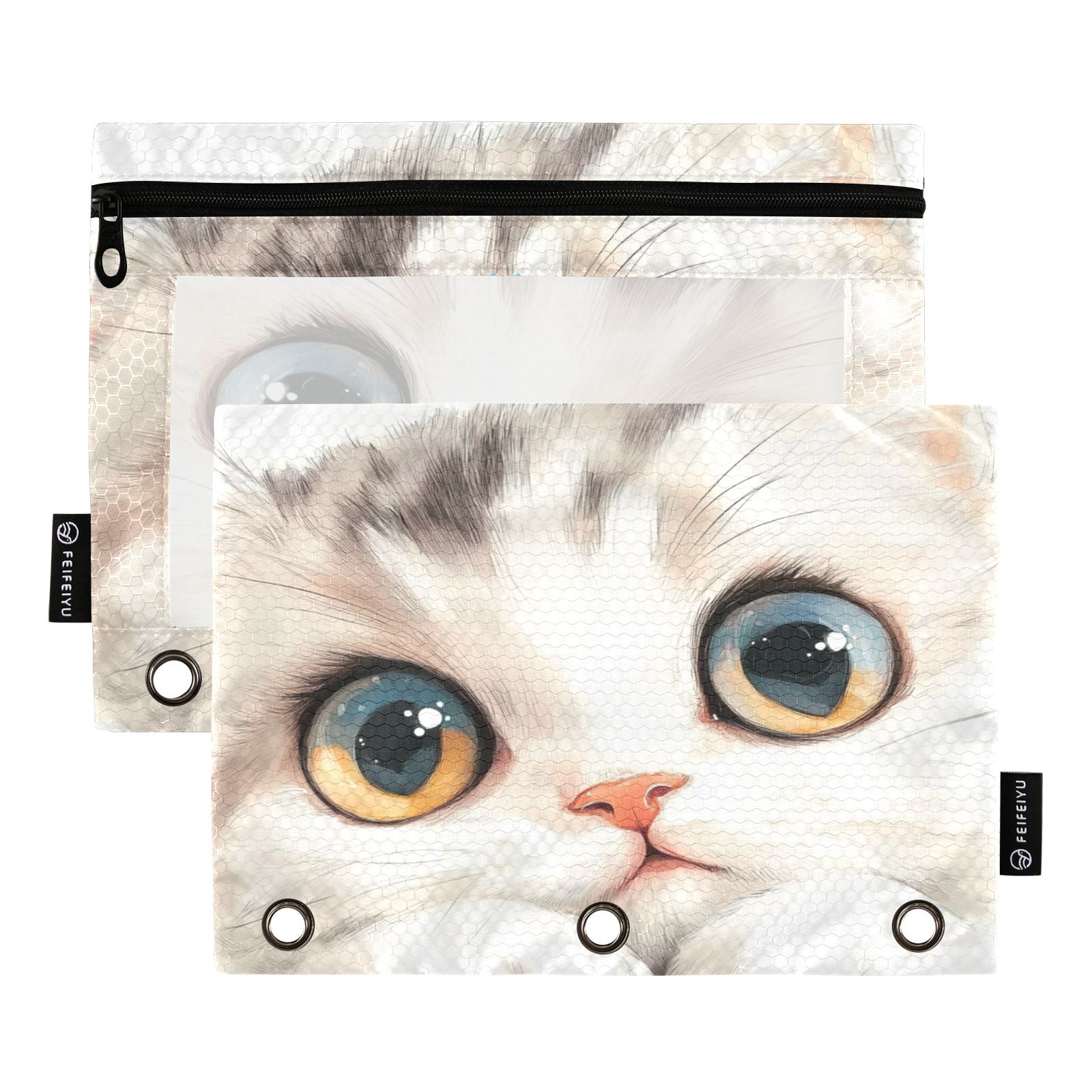 Flip File Folder Binder Pouches Set of 2 Water Resistant Durable ...