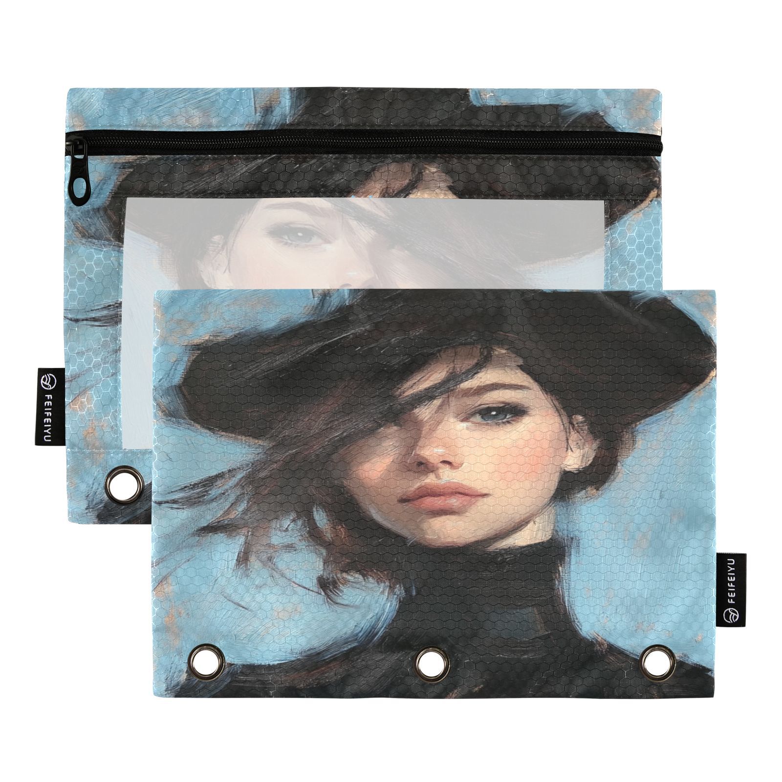 Flip File Folder Binder Pouches Set of 2 Water Resistant Durable ...