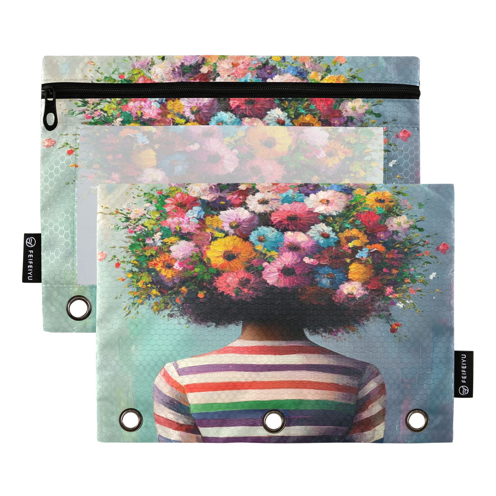 Flip File Folder Binder Pouches Set of 2 Water Resistant Durable ...