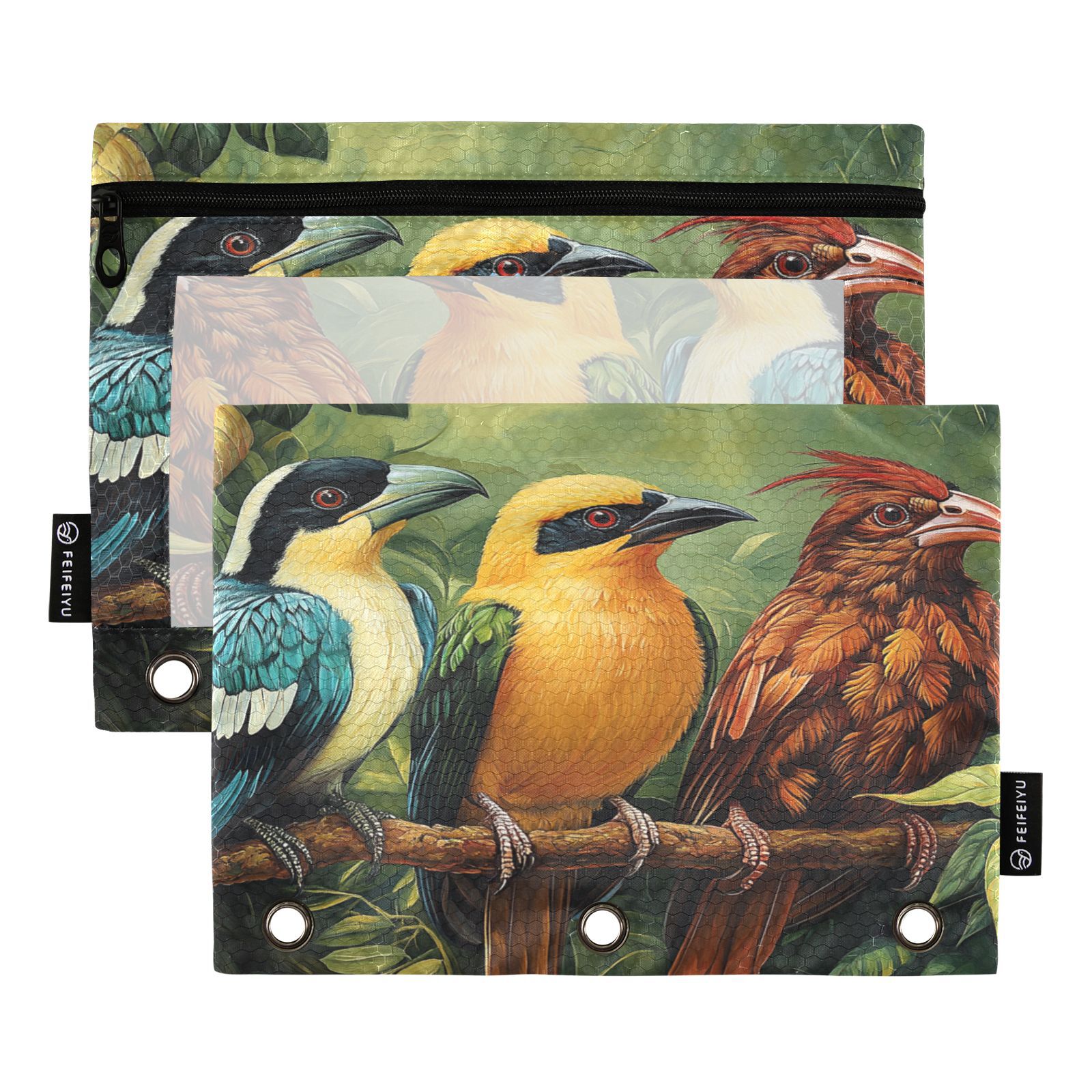 Flip File Folder Binder Pouches Set of 2 Water Resistant Durable ...