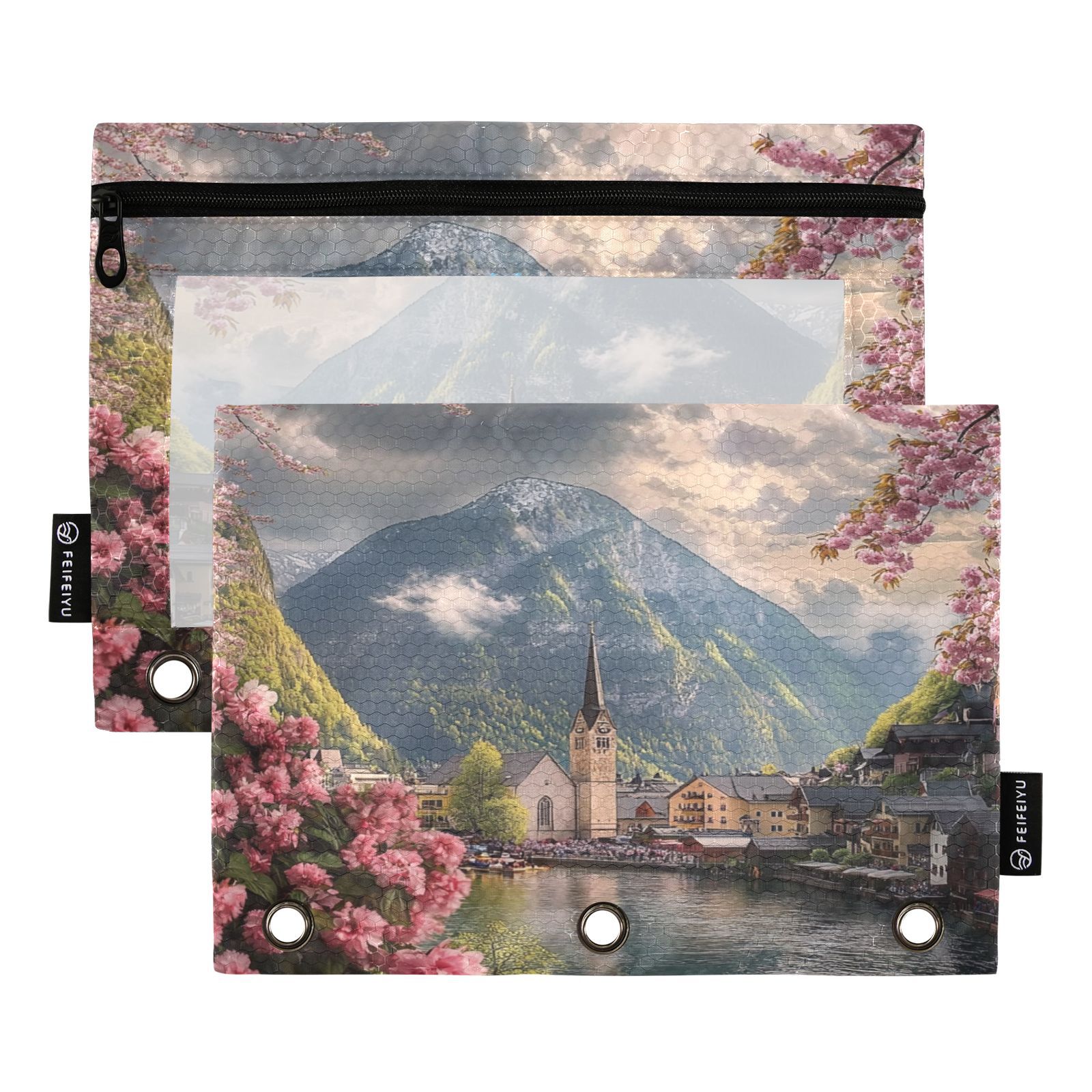 Flip File Folder Binder Pouches Set of 2 Water Resistant Durable ...