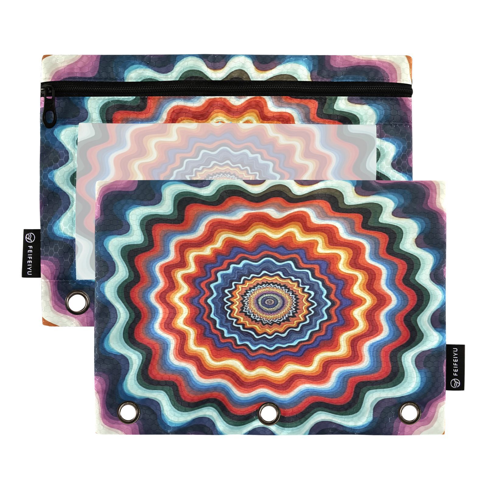 Flip File Folder Binder Pouches Set of 2 Water Resistant Durable ...