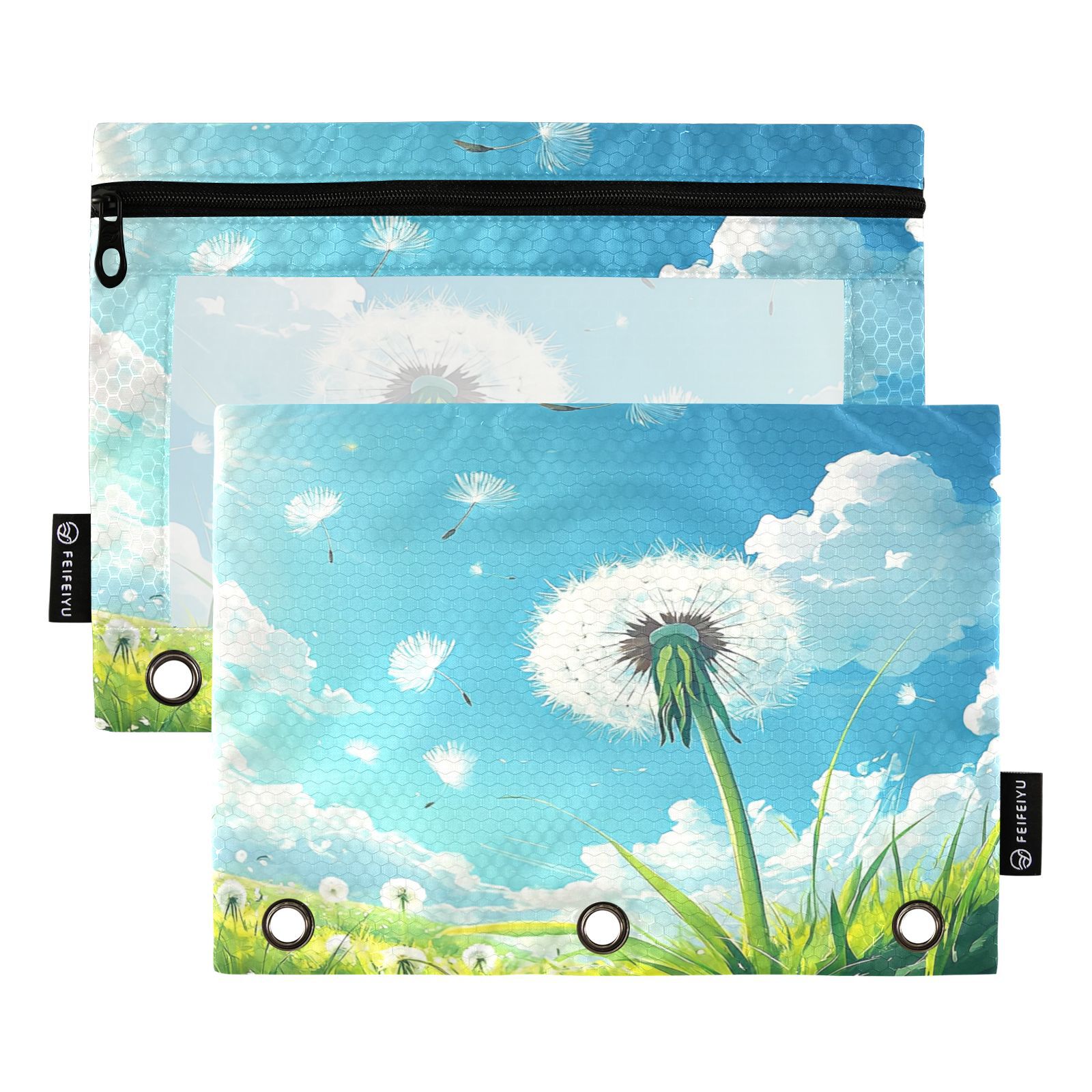 Flip File Folder Binder Pouches Set of 2 Water Resistant Durable ...