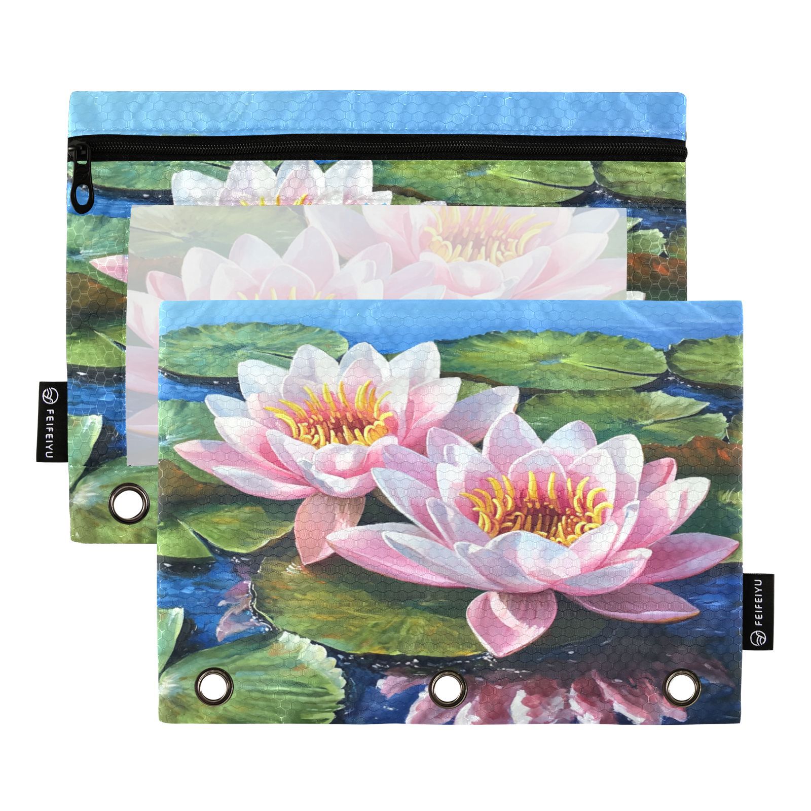 Flip File Folder Binder Pouches Set of 2 Water Resistant Durable ...