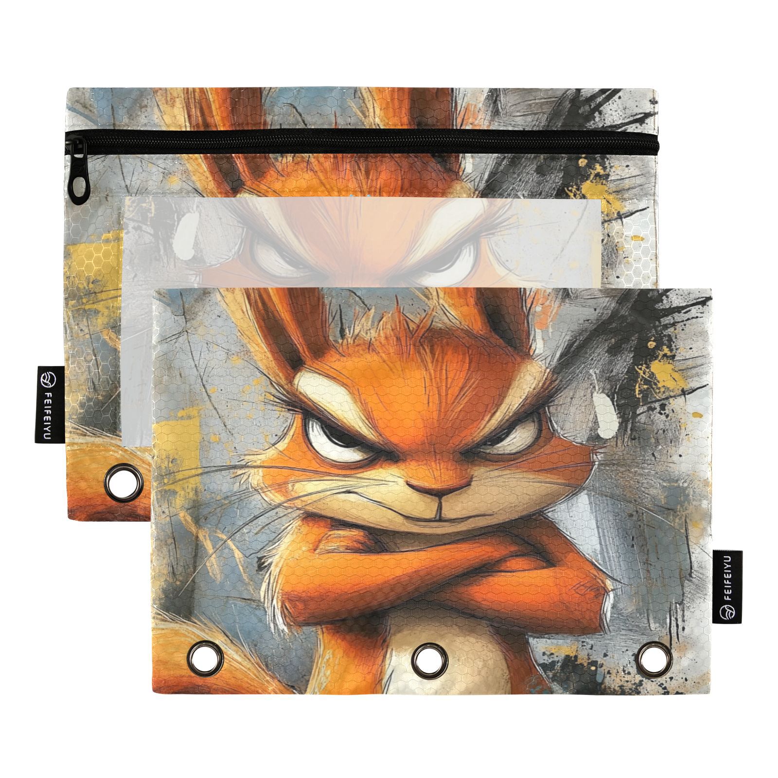 Flip File Folder Binder Pouches Set of 2 Water Resistant Durable ...