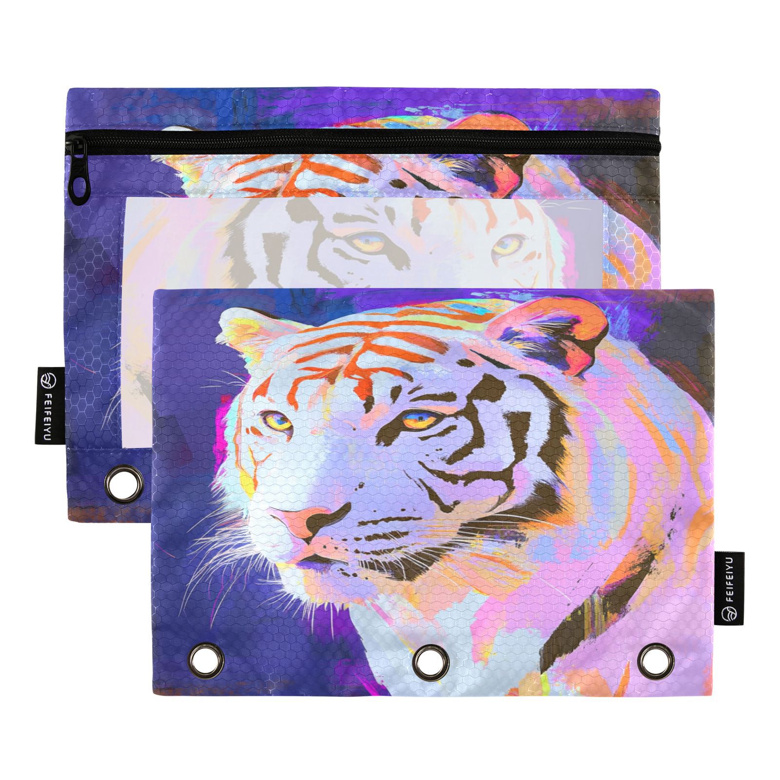 Flip File Folder Binder Pouches Set of 2 Water Resistant Durable ...