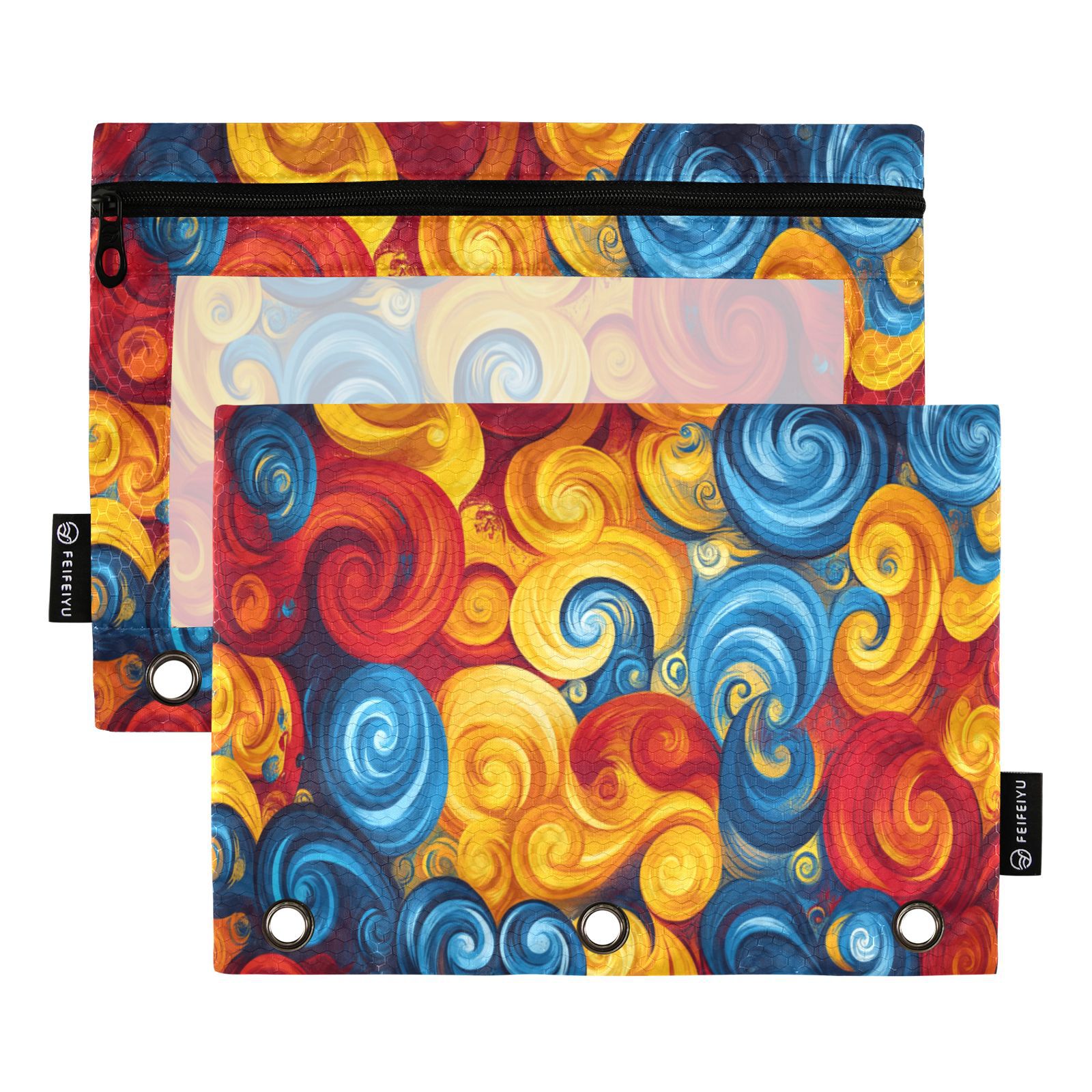 Flip File Folder Binder Pouches Set of 2 Water Resistant Durable ...