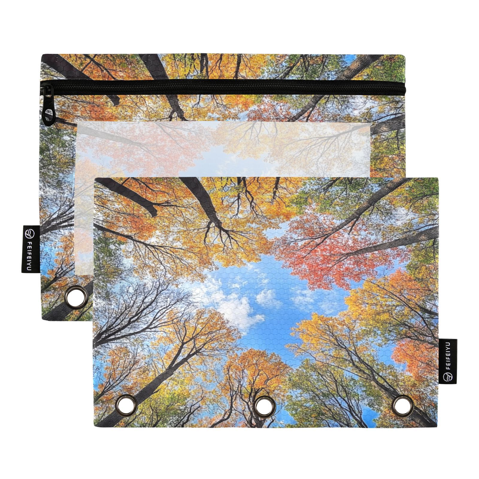 Flip File Folder Binder Pouches Set of 2 Water Resistant Durable ...