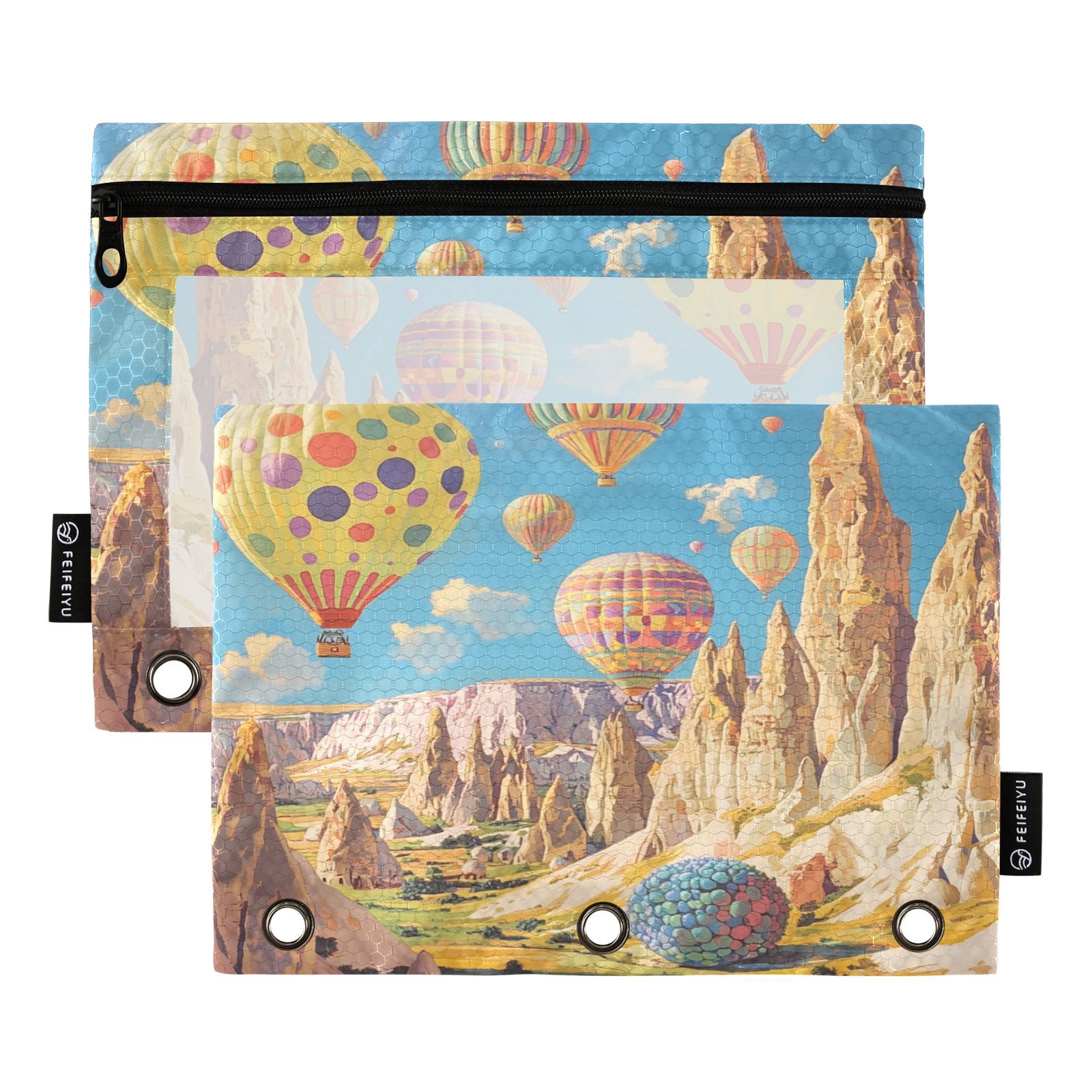 Flip File Folder Binder Pouches Set of 2 Water Resistant Durable ...