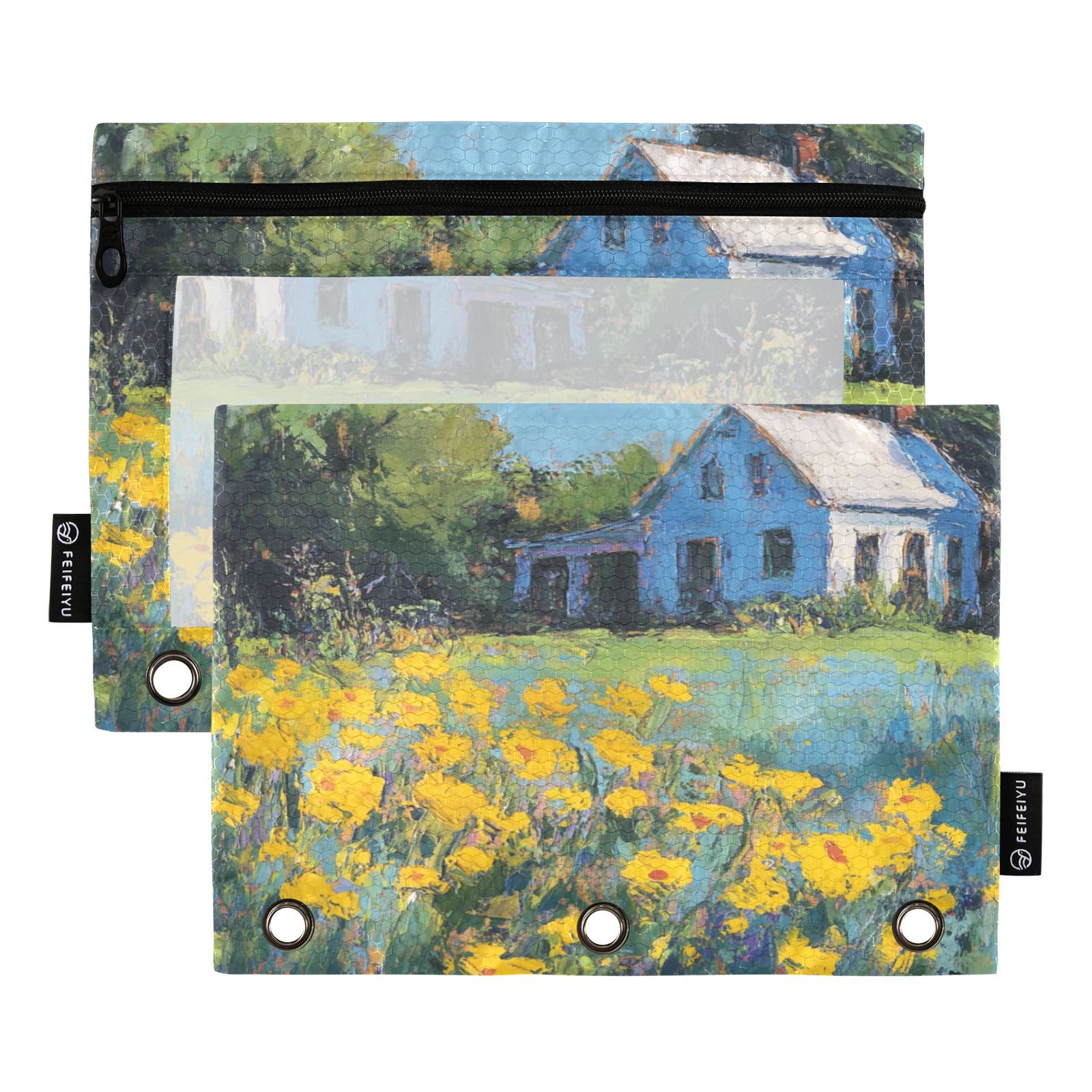 Flip File Folder Binder Pouches Set of 2 Water Resistant Durable ...