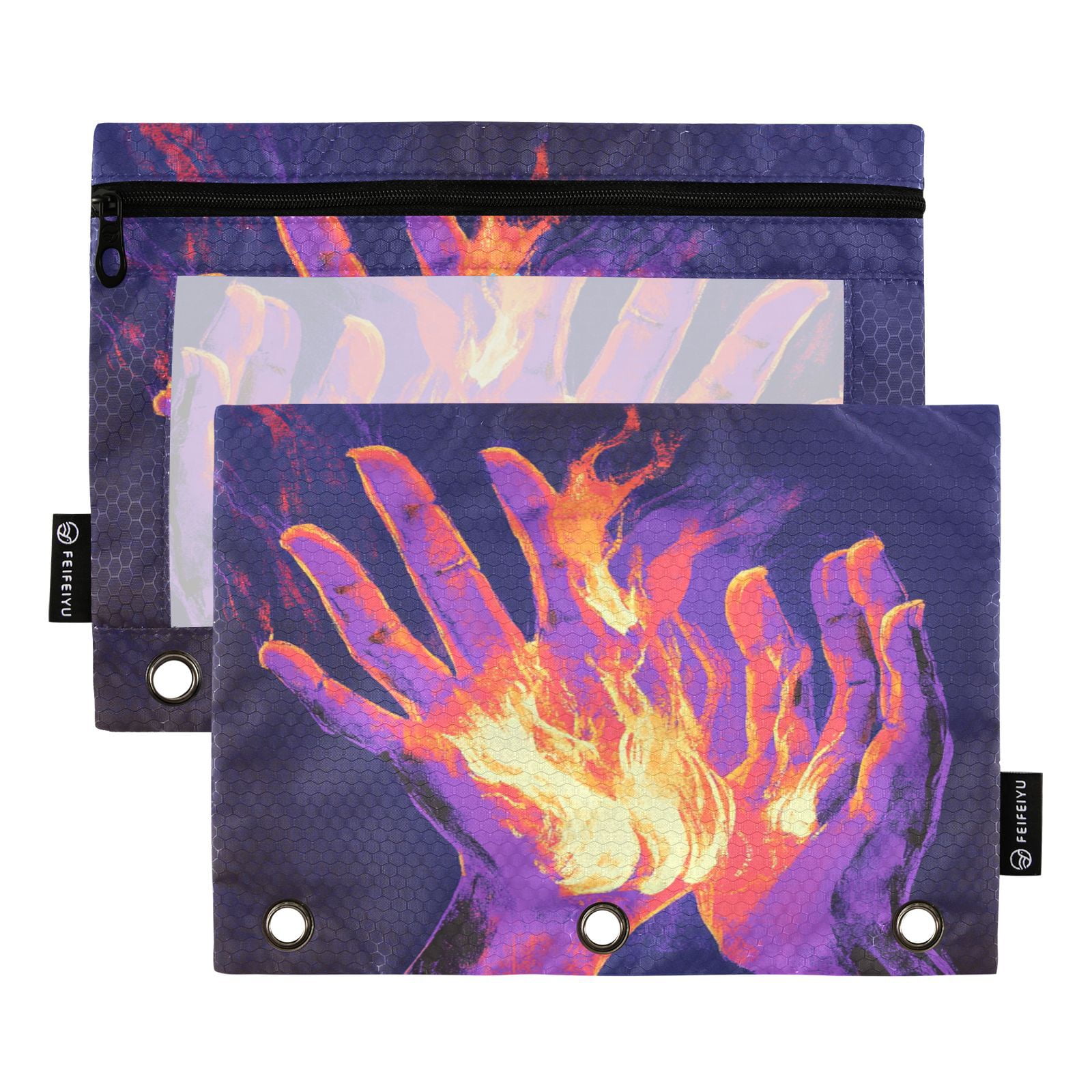 Flip File Folder Binder Pouches Set of 2 Water Resistant Durable ...