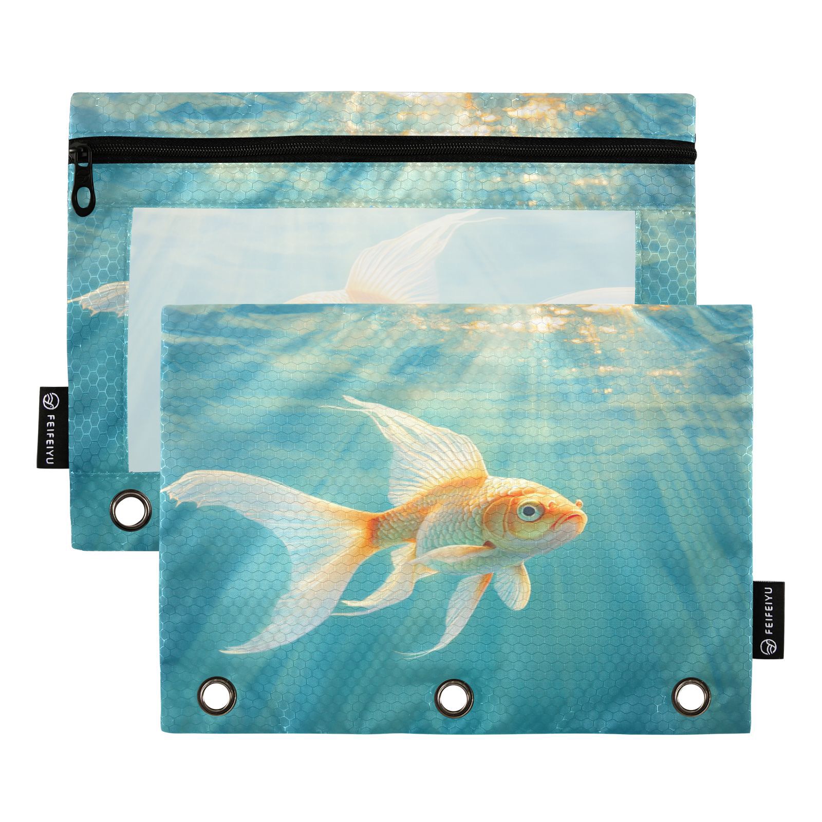 Flip File Folder Binder Pouches Set of 2 Water Resistant Durable ...