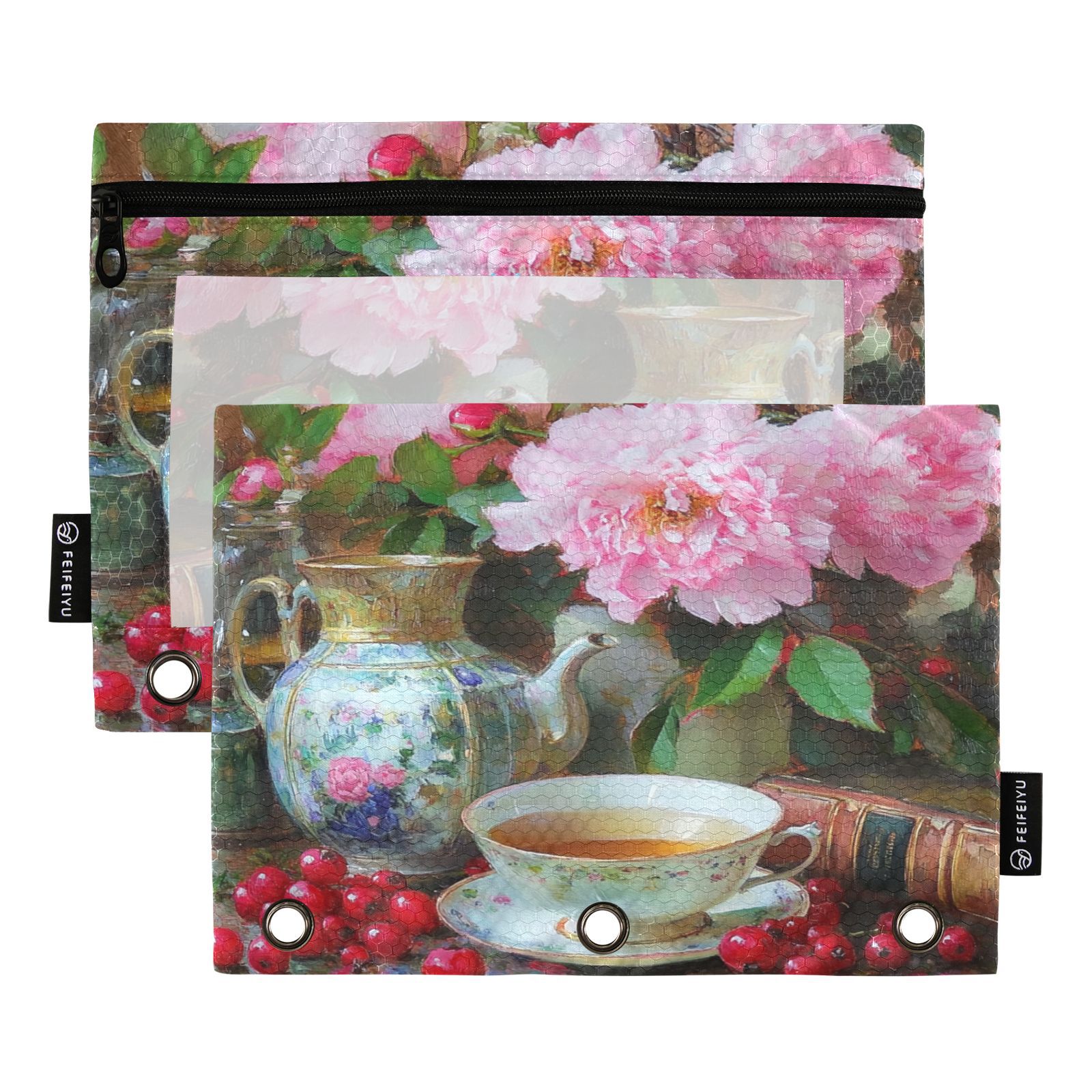 Flip File Folder Binder Pouches Set of 2 Water Resistant Durable ...