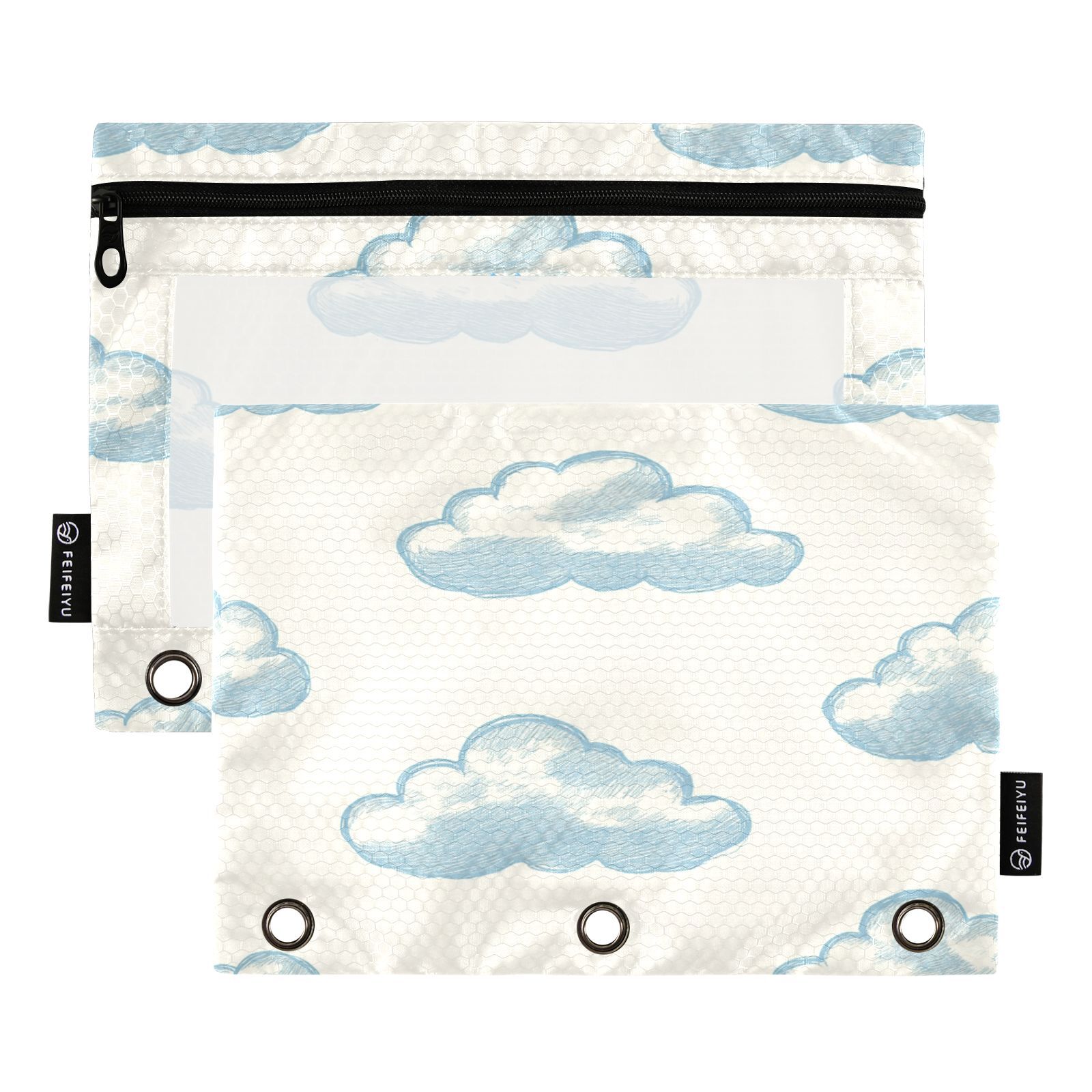 Flip File Folder Binder Pouches Set of 2 Water Resistant Durable ...