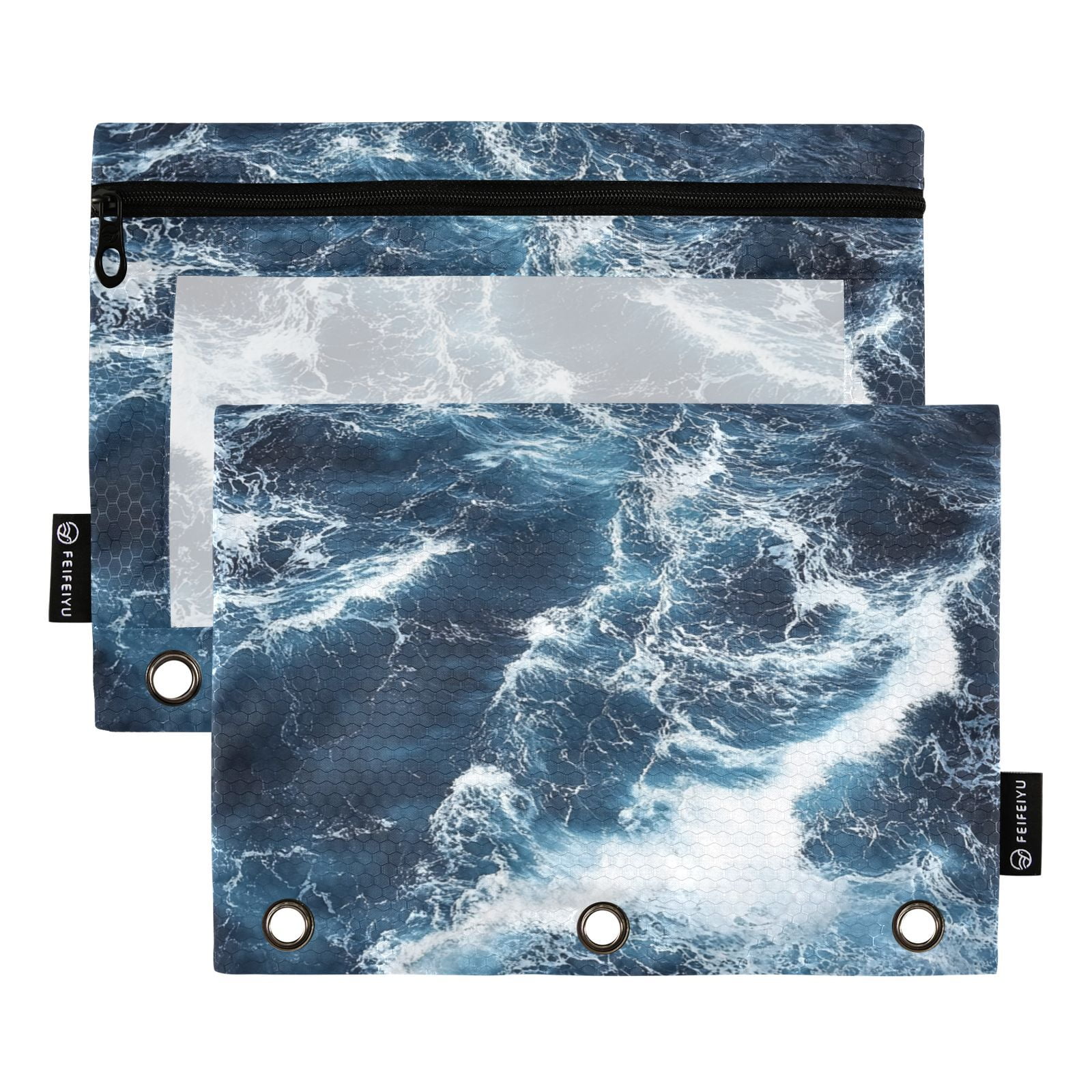 Flip File Folder Binder Pouches Set of 2 Water Resistant Durable ...