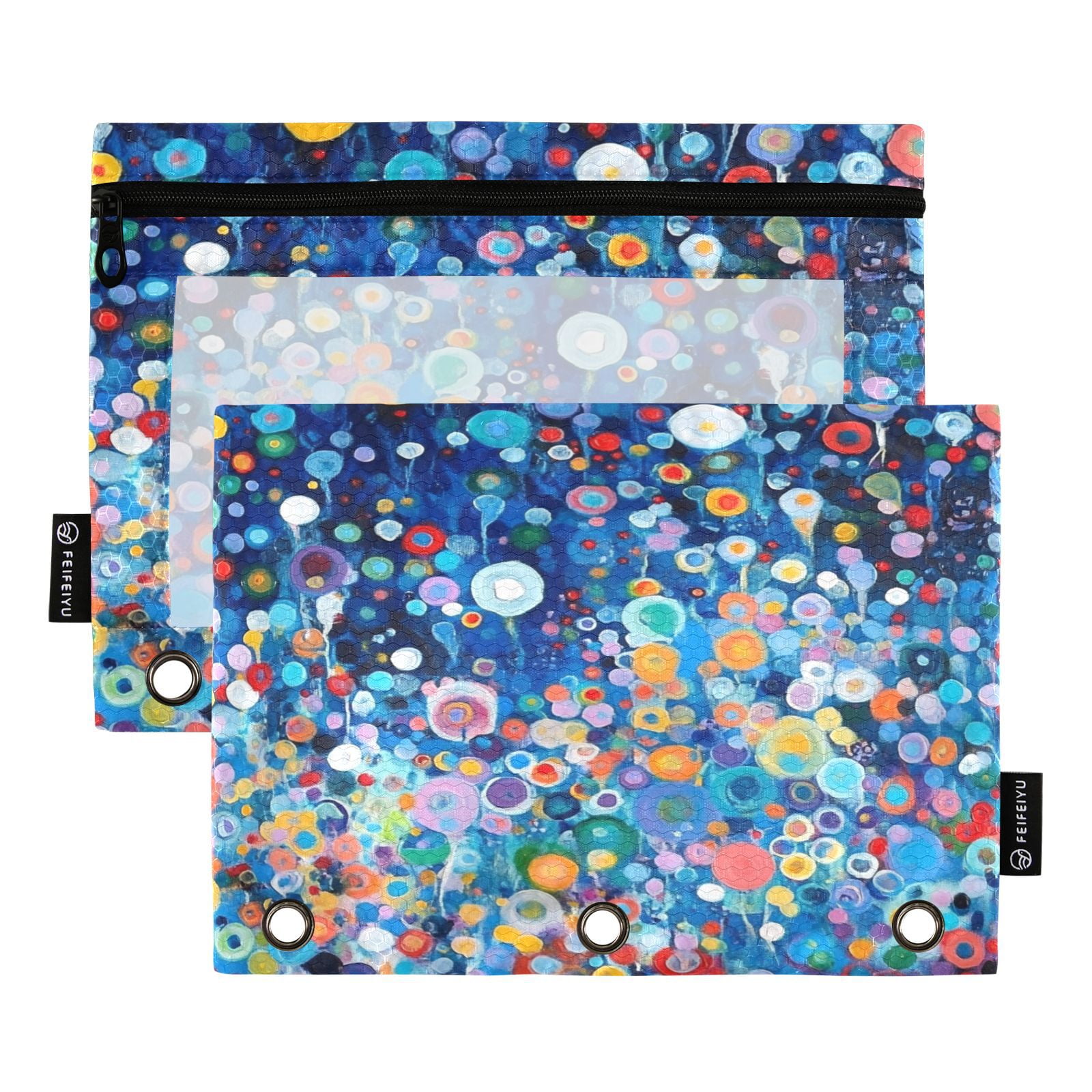 Flip File Folder Binder Pouches Set of 2 Water Resistant Durable ...