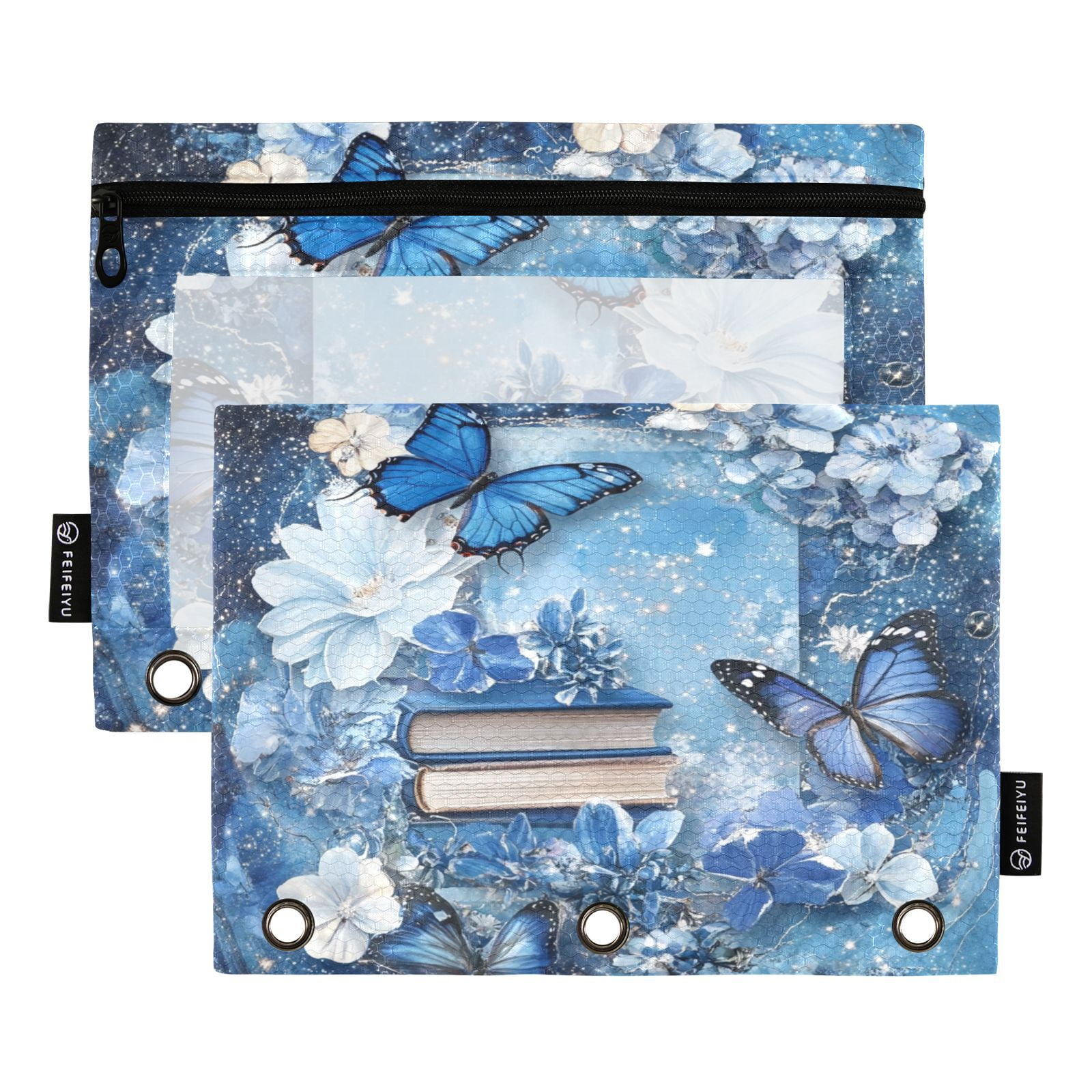 Flip File Folder Binder Pouches Set of 2 Water Resistant Durable ...