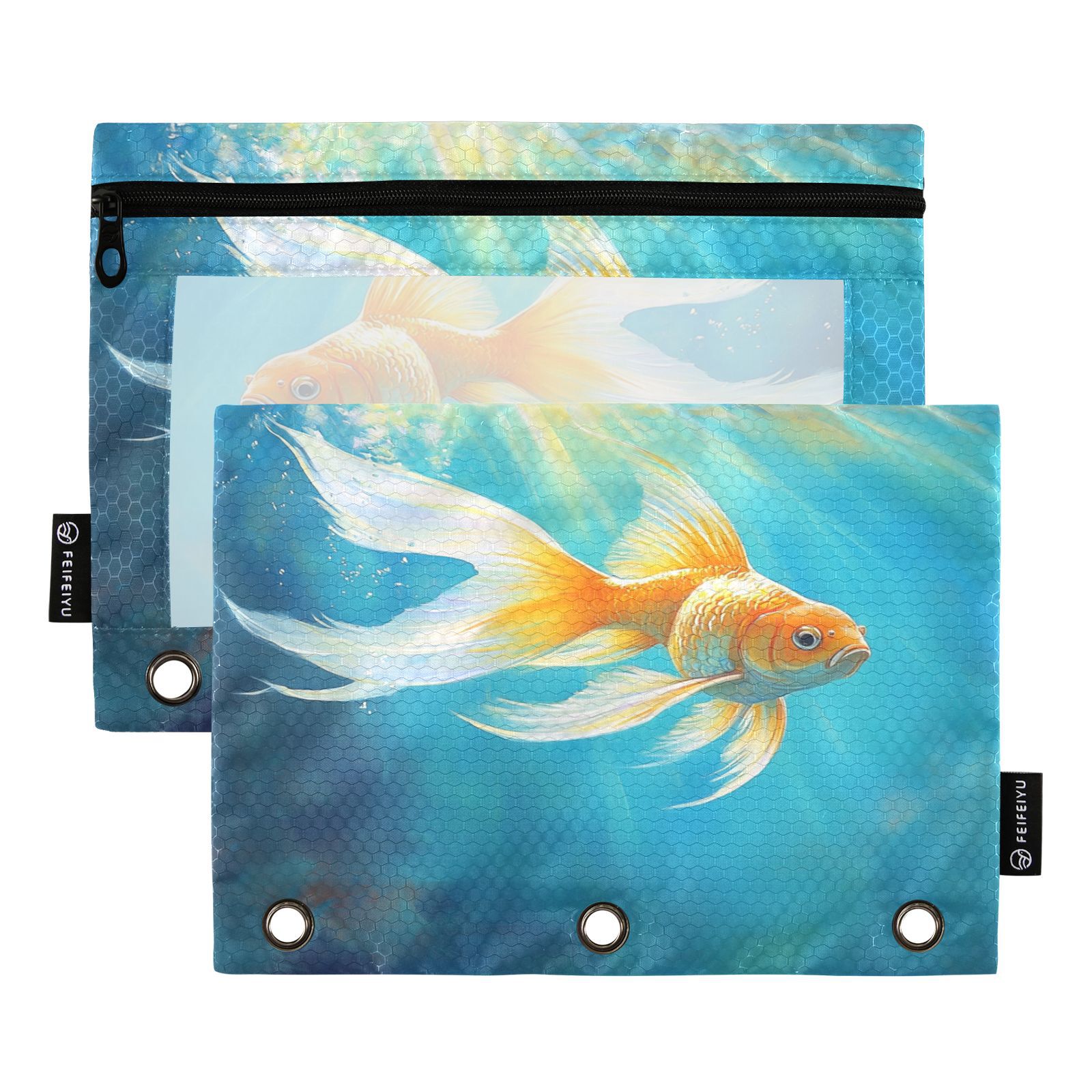 Flip File Folder Binder Pouches Set of 2 Water Resistant Durable ...