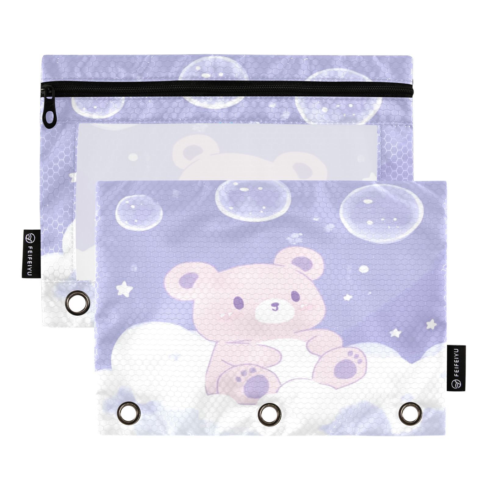 Flip File Folder Binder Pouches Set of 2 Water Resistant Durable ...