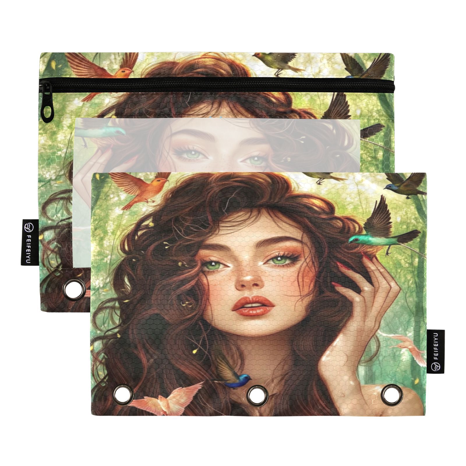 Flip File Folder Binder Pouches Set of 2 Water Resistant Durable ...