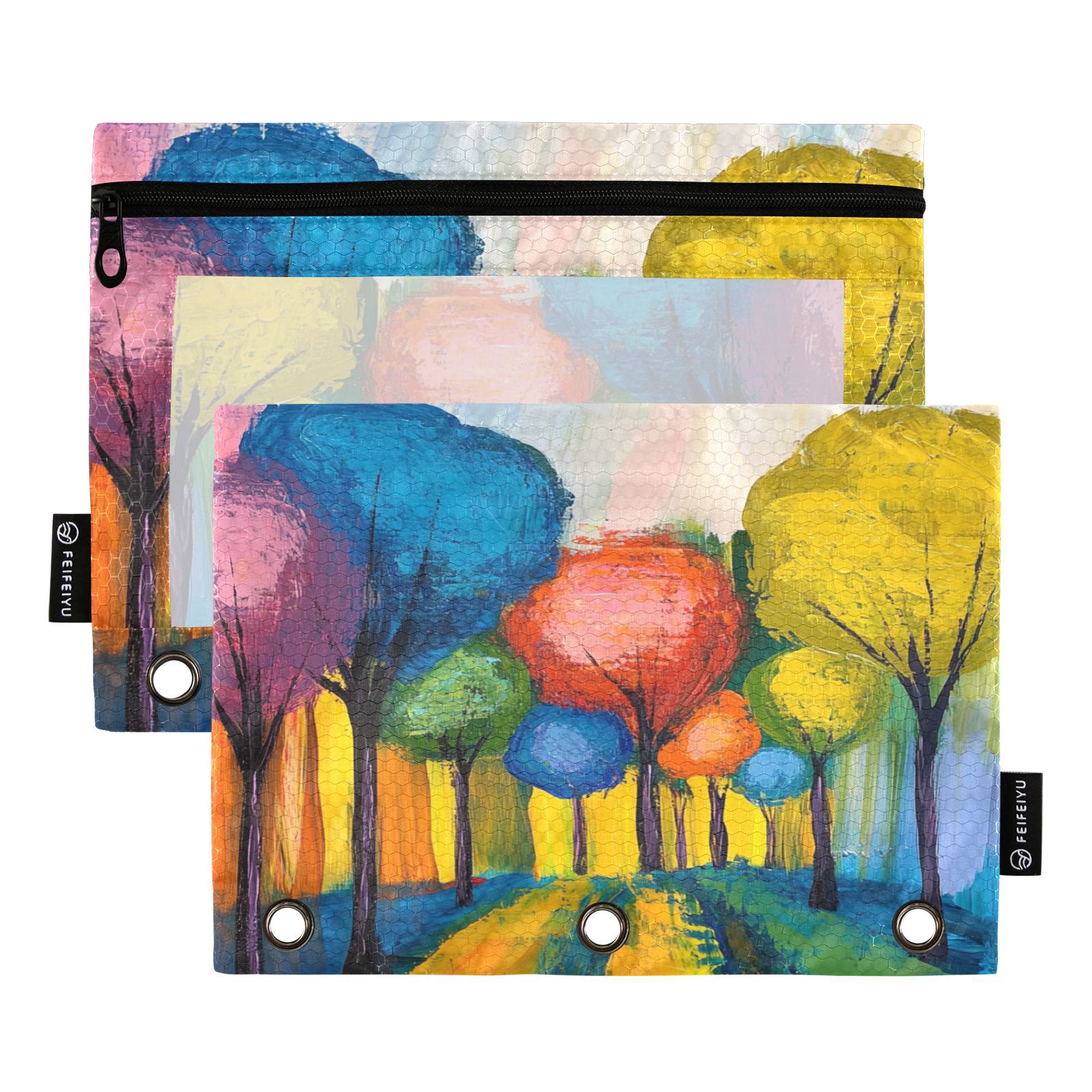 Flip File Folder Binder Pouches Set of 2 Water Resistant Durable ...