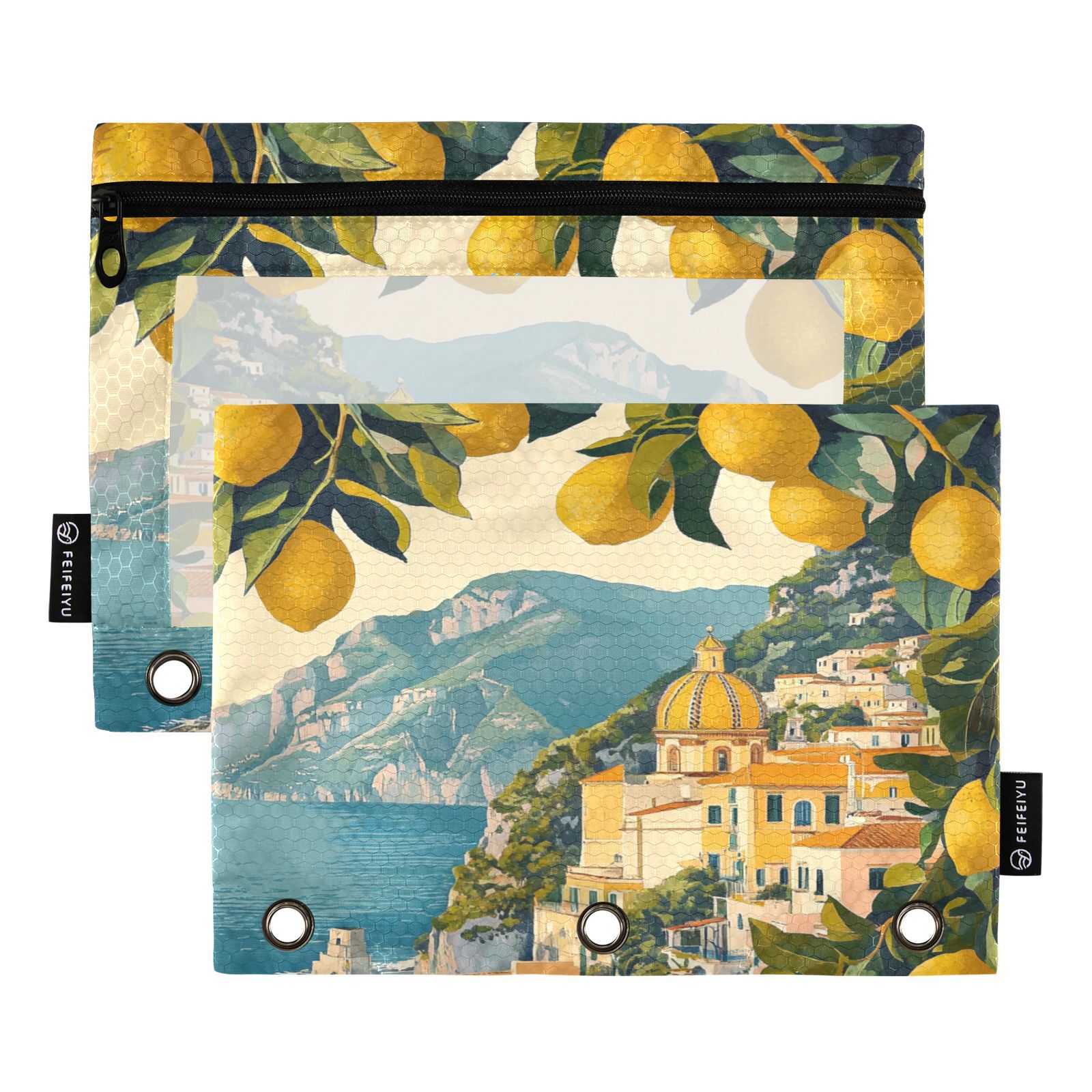 Flip File Folder Binder Pouches Set of 2 Water Resistant Durable ...