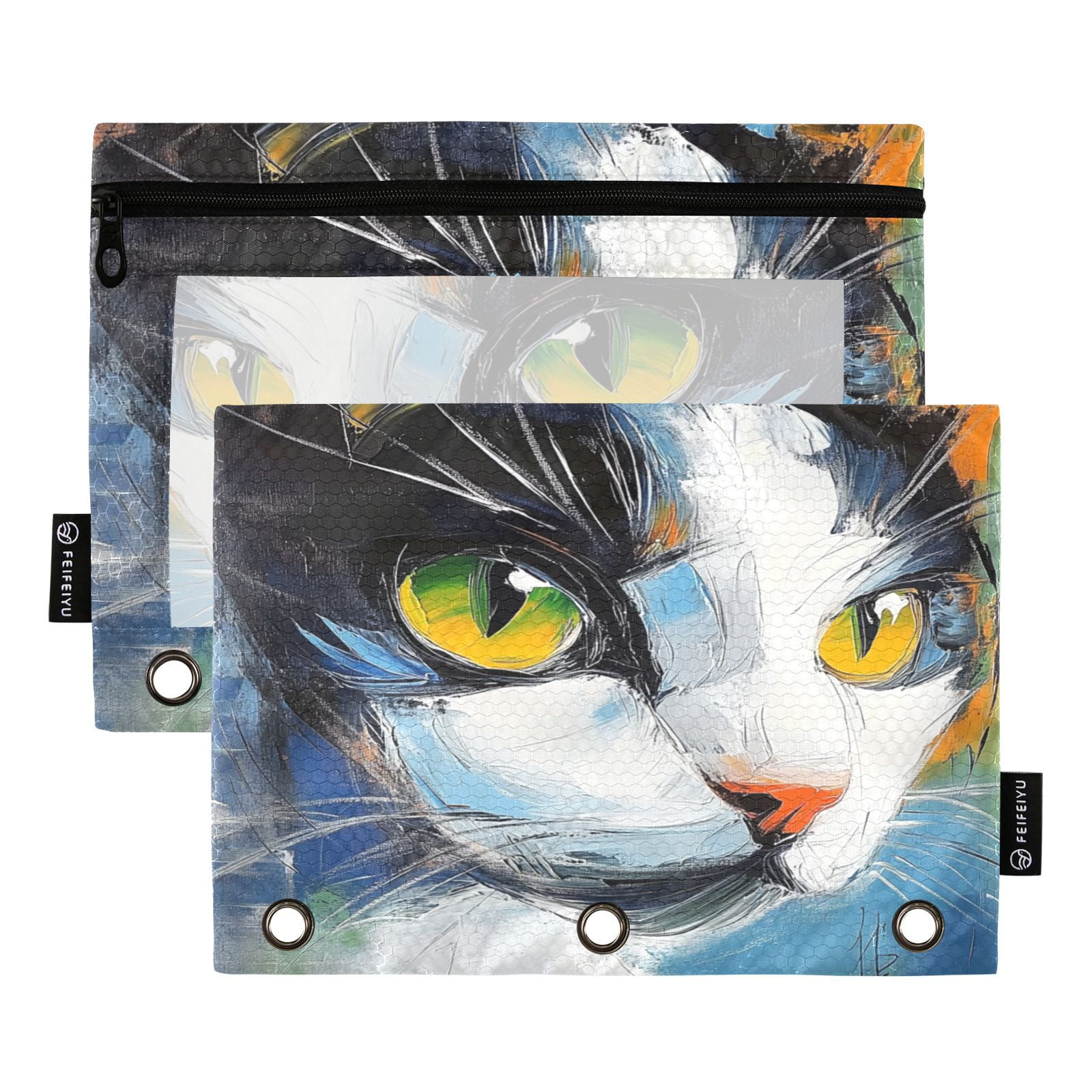 Flip File Folder Binder Pouches Set of 2 Water Resistant Durable ...