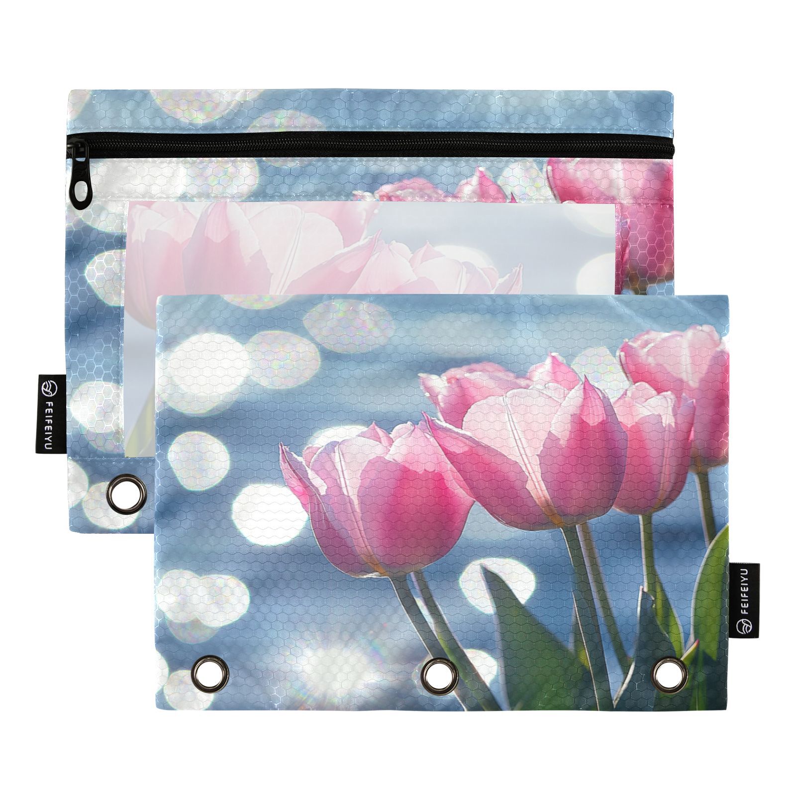 Flip File Folder Binder Pouches Set of 2 Water Resistant Durable ...