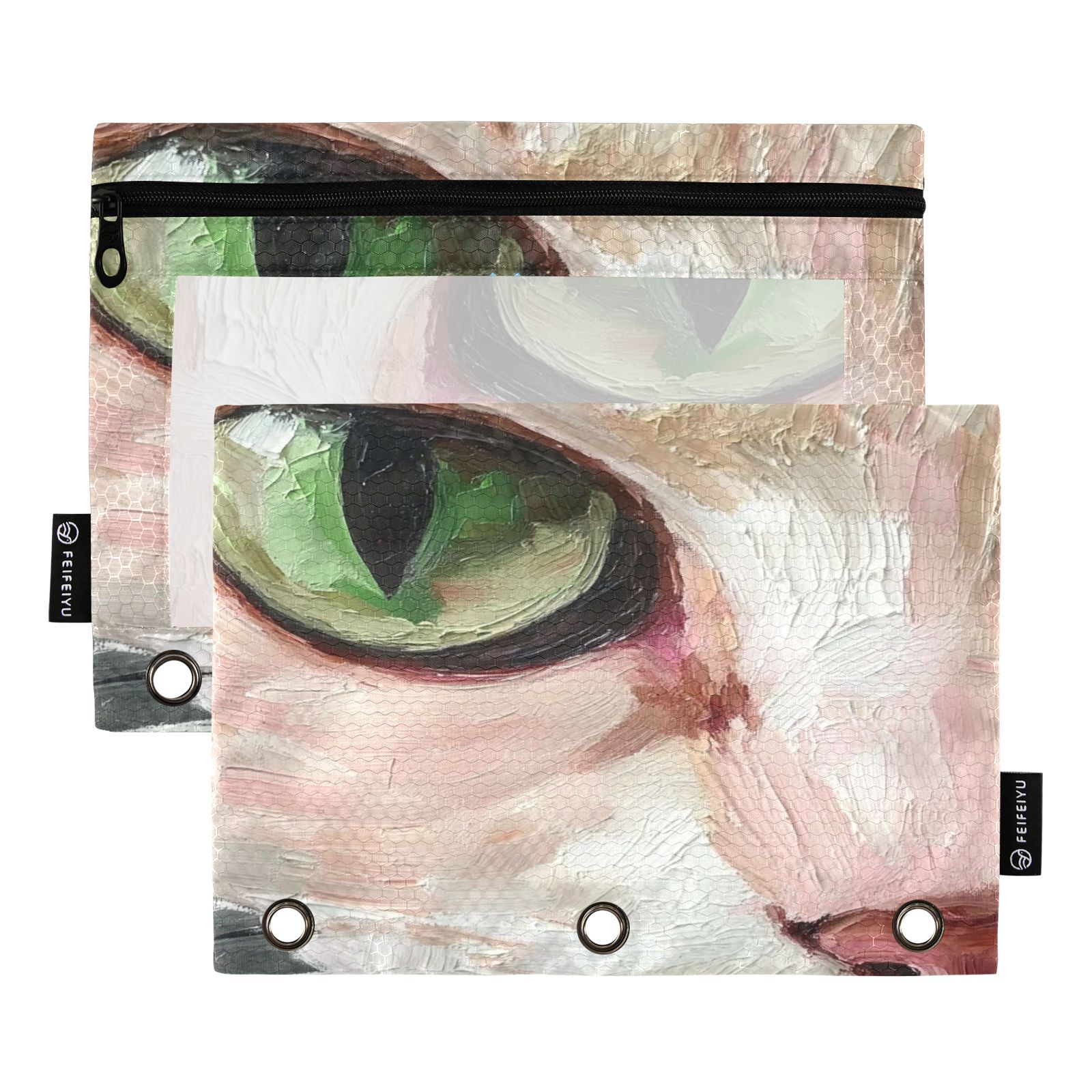 Flip File Folder Binder Pouches Set of 2 Water Resistant Durable ...