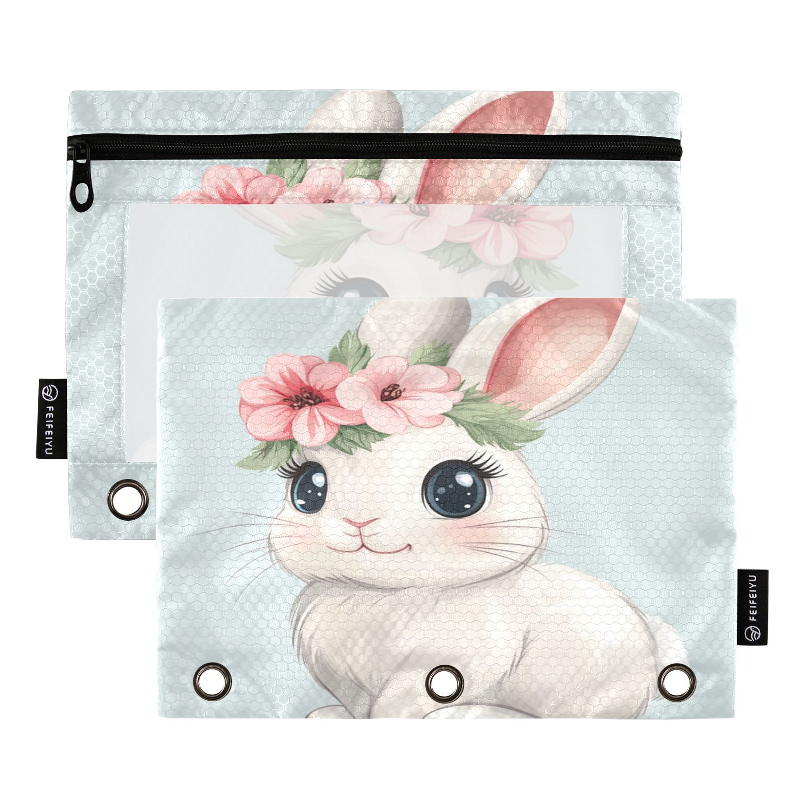 Flip File Folder Binder Pouches Set of 2 Water Resistant Durable ...