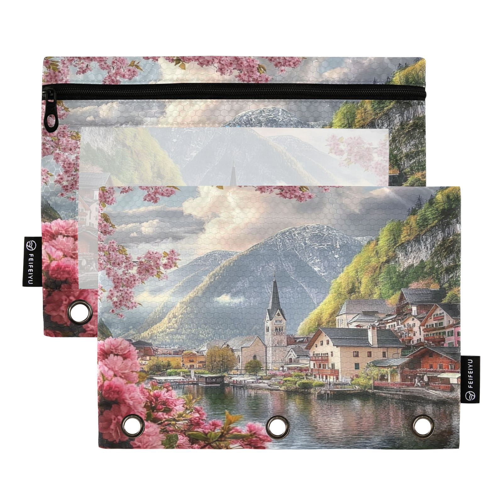 Flip File Folder Binder Pouches Set of 2 Water Resistant Durable ...