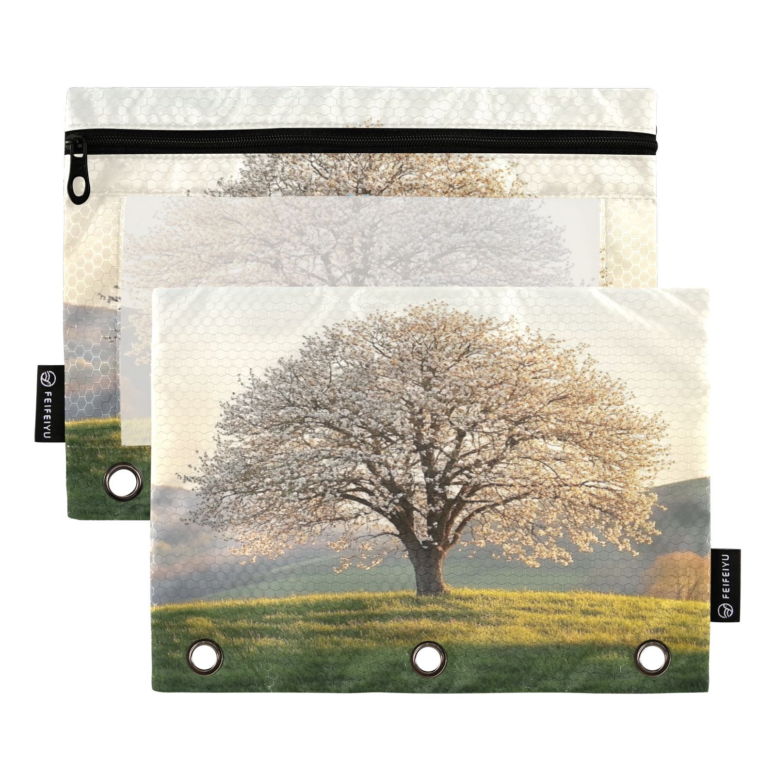 Flip File Folder Binder Pouches Set of 2 Water Resistant Durable ...